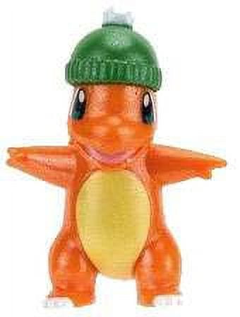 Pokemon Charmander in Winter Hat Mini PVC Figure (Pearlized Color ...