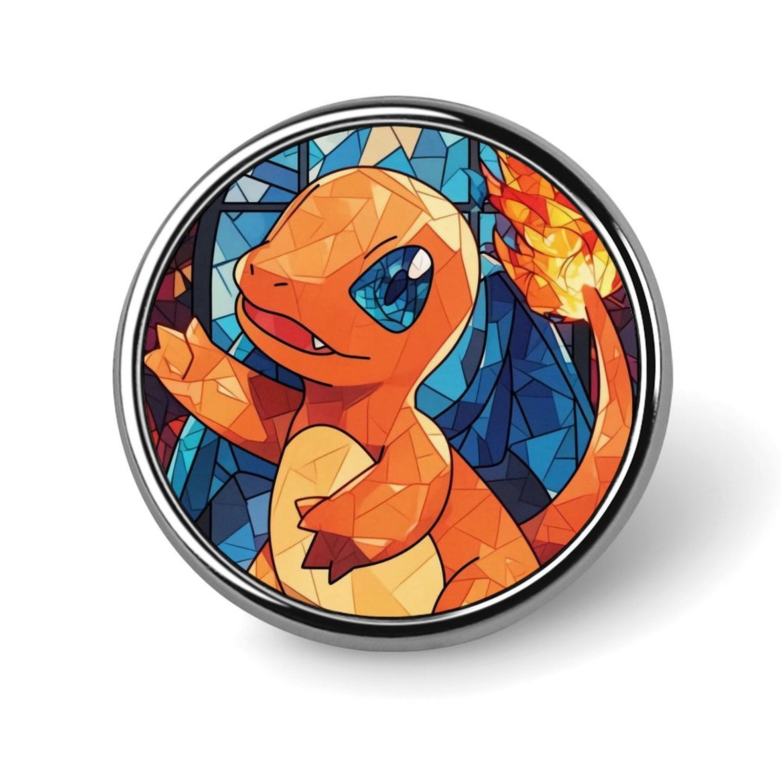 Pokemon Charmander22 DIY Round Badge Aluminum Alloy Badges Fashionable ...