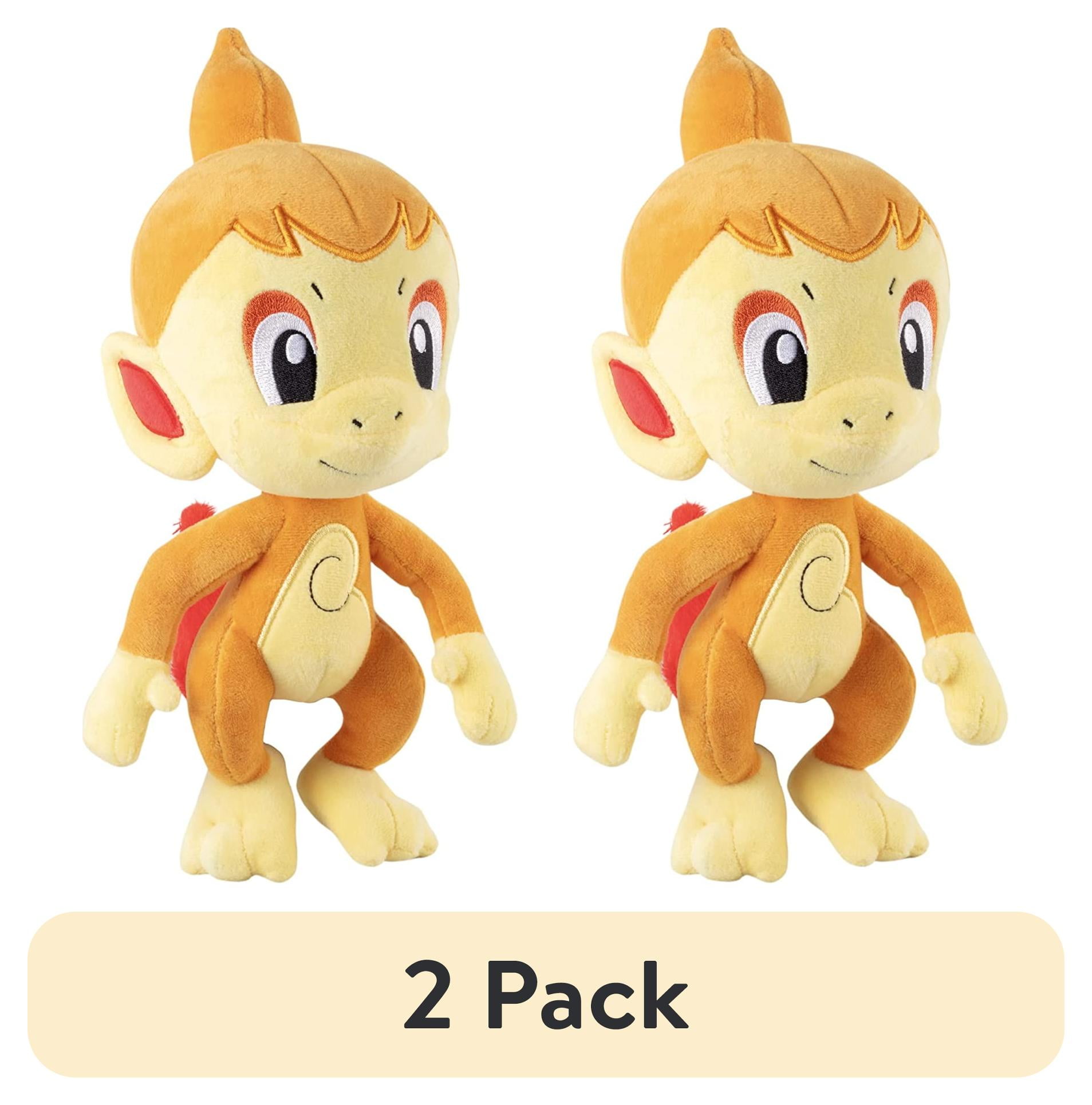 (2 pack) Pokemon 8" Chimchar Plush - Officially Licensed - Diamond ...