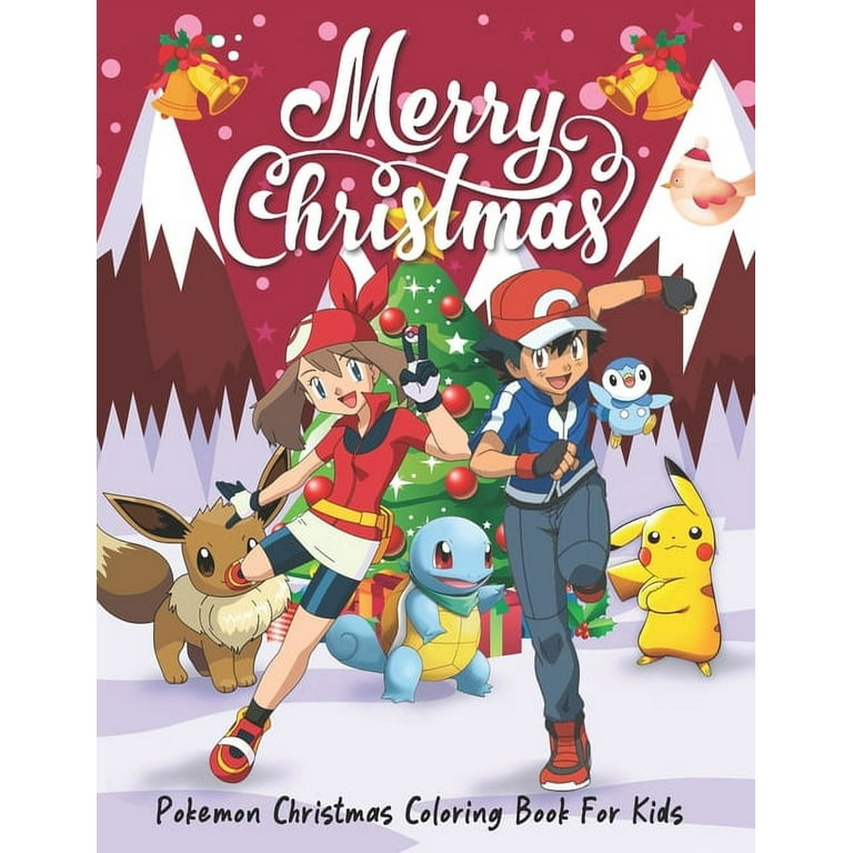 pikachu christmas coloring pages
