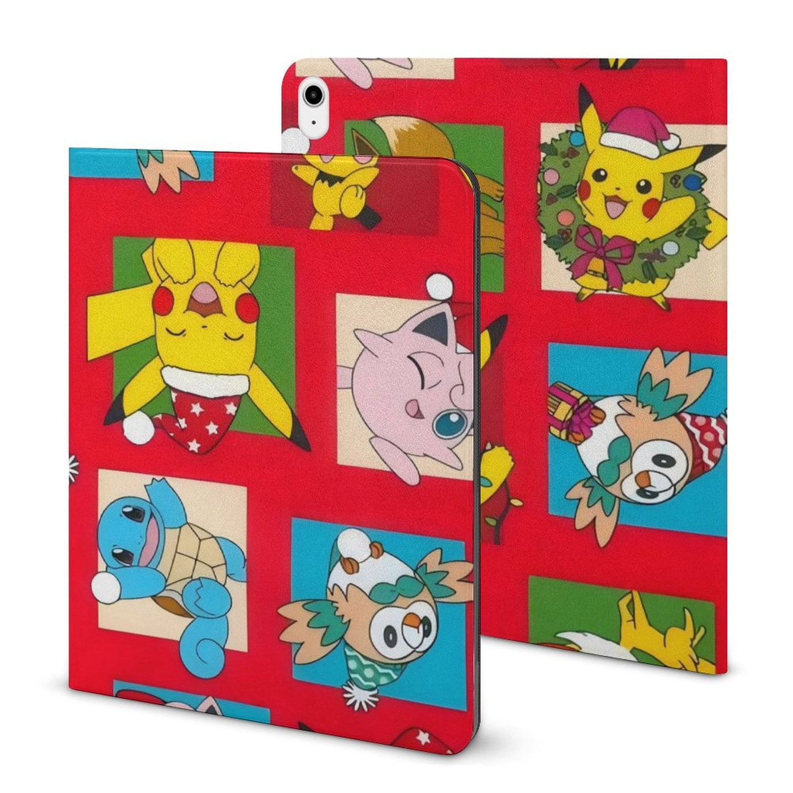 Pokemon Christmas The ipad pen slot case thin folding Smart case Soft ...