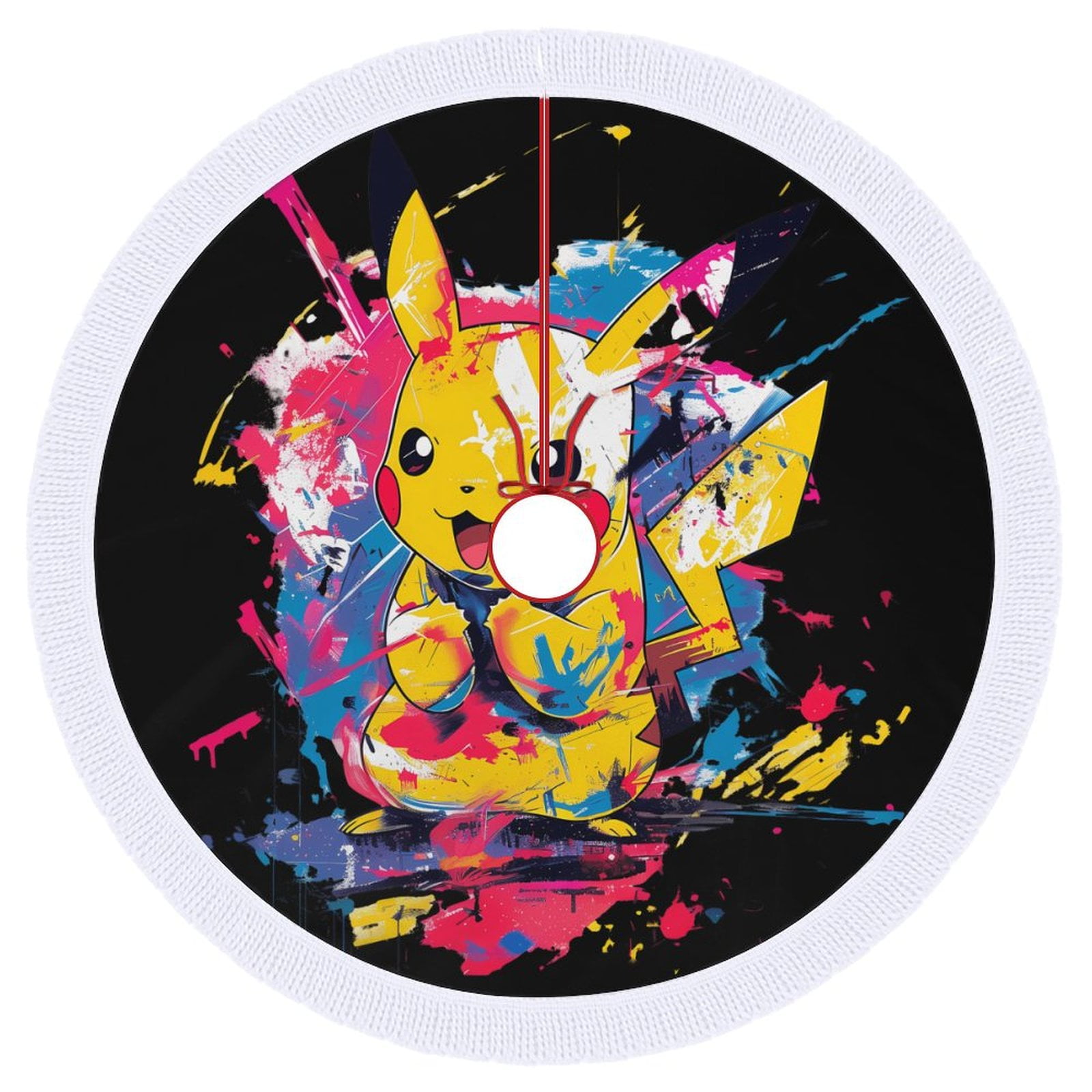 Pokemon Christmas Tree Skirt 36 inch Tree Skirt Large Xmas Tree Skirt ...