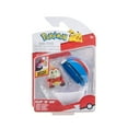 Pokemon Clip ‘N’ Go Fuecoco and Great Ball - Includes 2 inch Battle ...