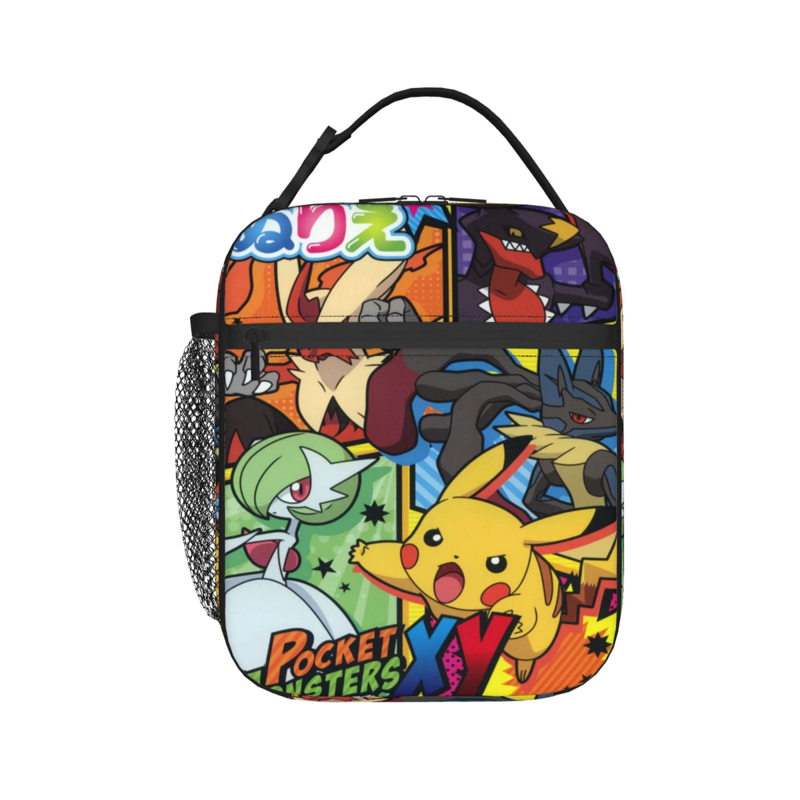 Pokemon Coloring Book Lunch Box Lunch Bag for Women and Men,Insulated ...
