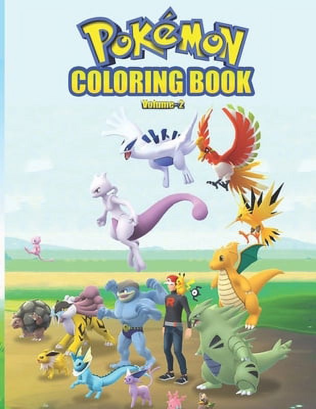 Pokemon Coloring Book Vol 2 : Pokemon Coloring Book. Fun Coloring Pages ...