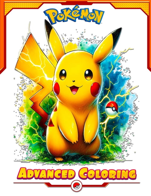Pokemon Coloring book: A Vibrant Adventure - Coloring Fun for Kids ...