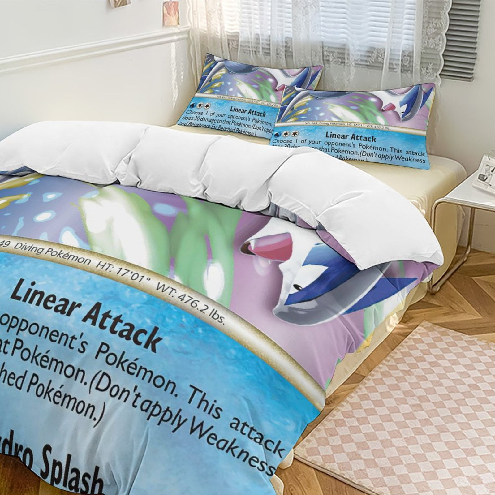 Pokemon Comforter 3 Pieces Sets - Soft Warm Fluffy Bedding - 1 Anime ...