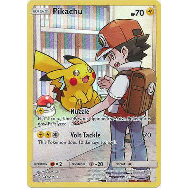 Pokemon Sun & Moon Cosmic Eclipse Secret Rare Pikachu #241 - Walmart ...