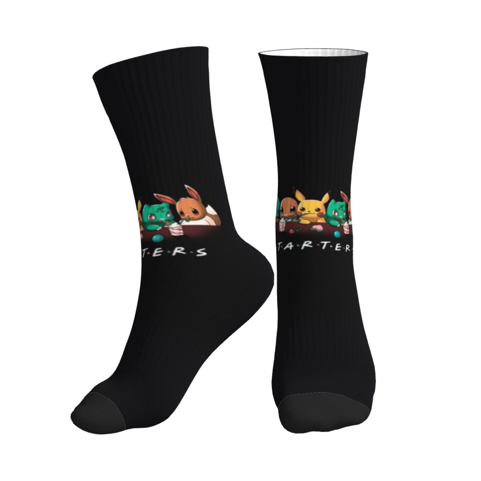 Pokemon Crew Socks, Funky Silky Comfort Socks For Men Women Teens ...