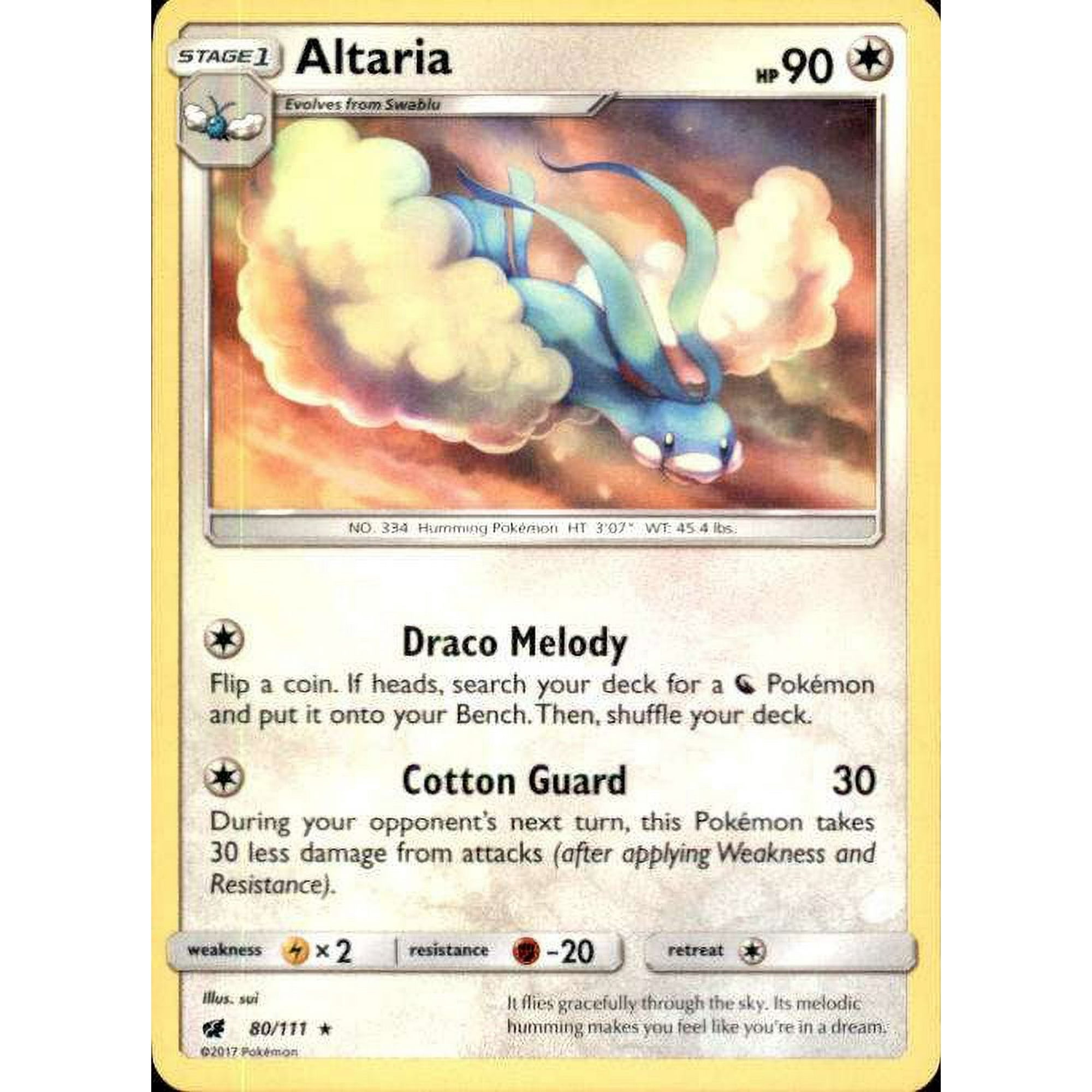 Altaria Pokemon Card