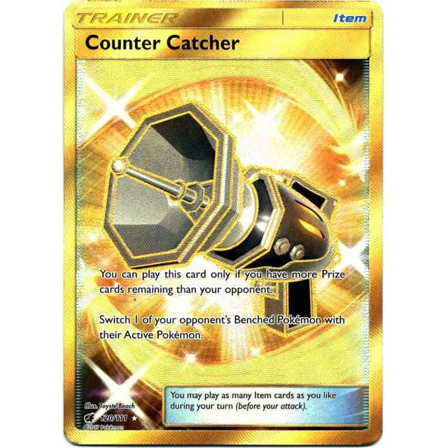 Pokemon Crimson Invasion Secret Rare Counter Catcher #120 - Walmart.com