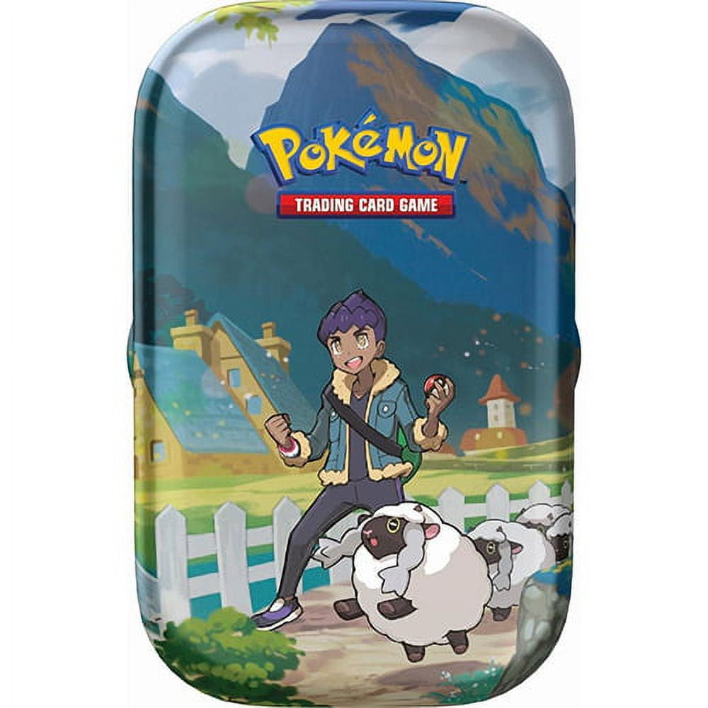 Pokemon Crown Zenith Mini Tin - HOP & WOOLOO (2 Packs, 1 sticker sheet ...