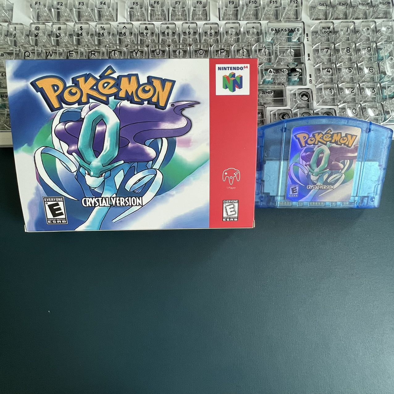 Pokemon Crystal Version - Game Boy Color For N64 Game Cartridge and Box ...
