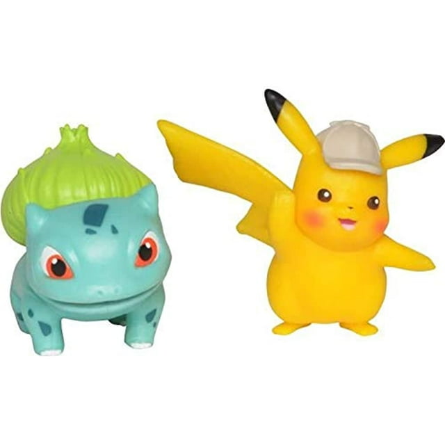 Pokemon Detective Pikachu & Bulbasaur Mini Figure 2-Pack - Walmart ...