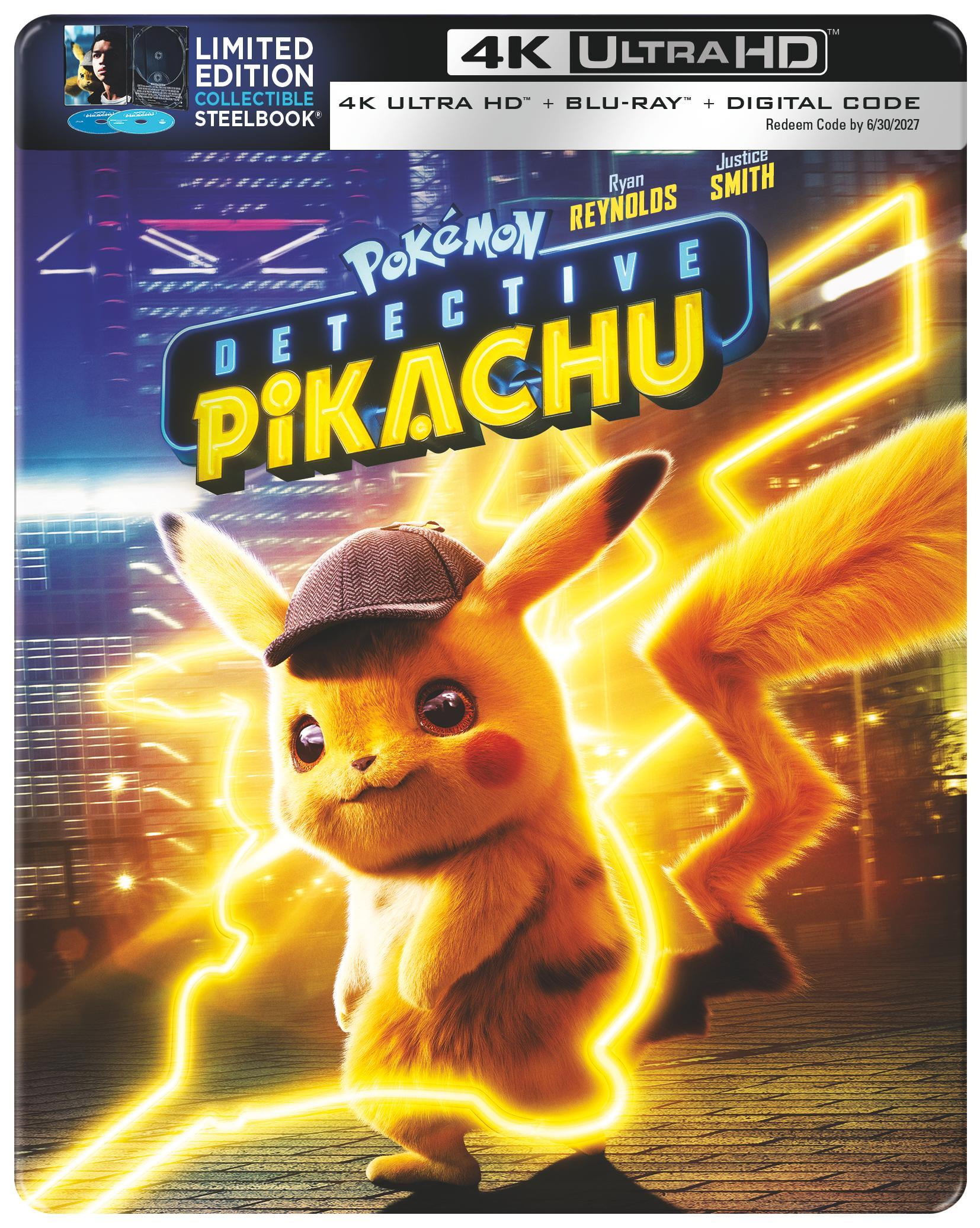Pokemon Detective Pikachu (Steelbook) (4K Ultra HD + Blu-ray), Family ...