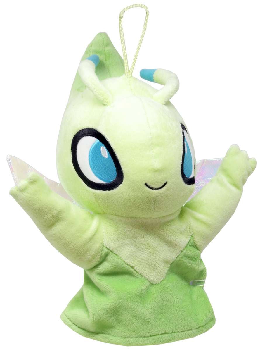 Takara Tomy Pokemon Diamond and Pearl Celebi Plush Hand Puppet, 10 ...