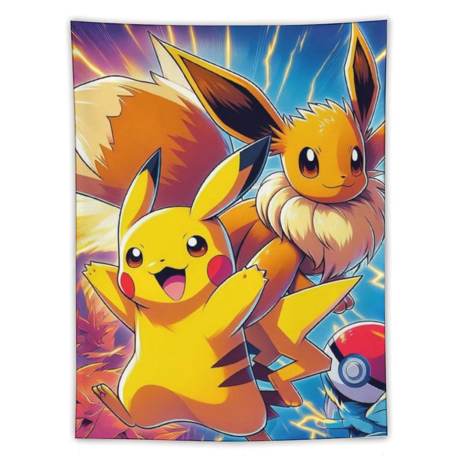 Pokemon Door curtain Doorway Privacy closet door 60"x80" curtain living ...