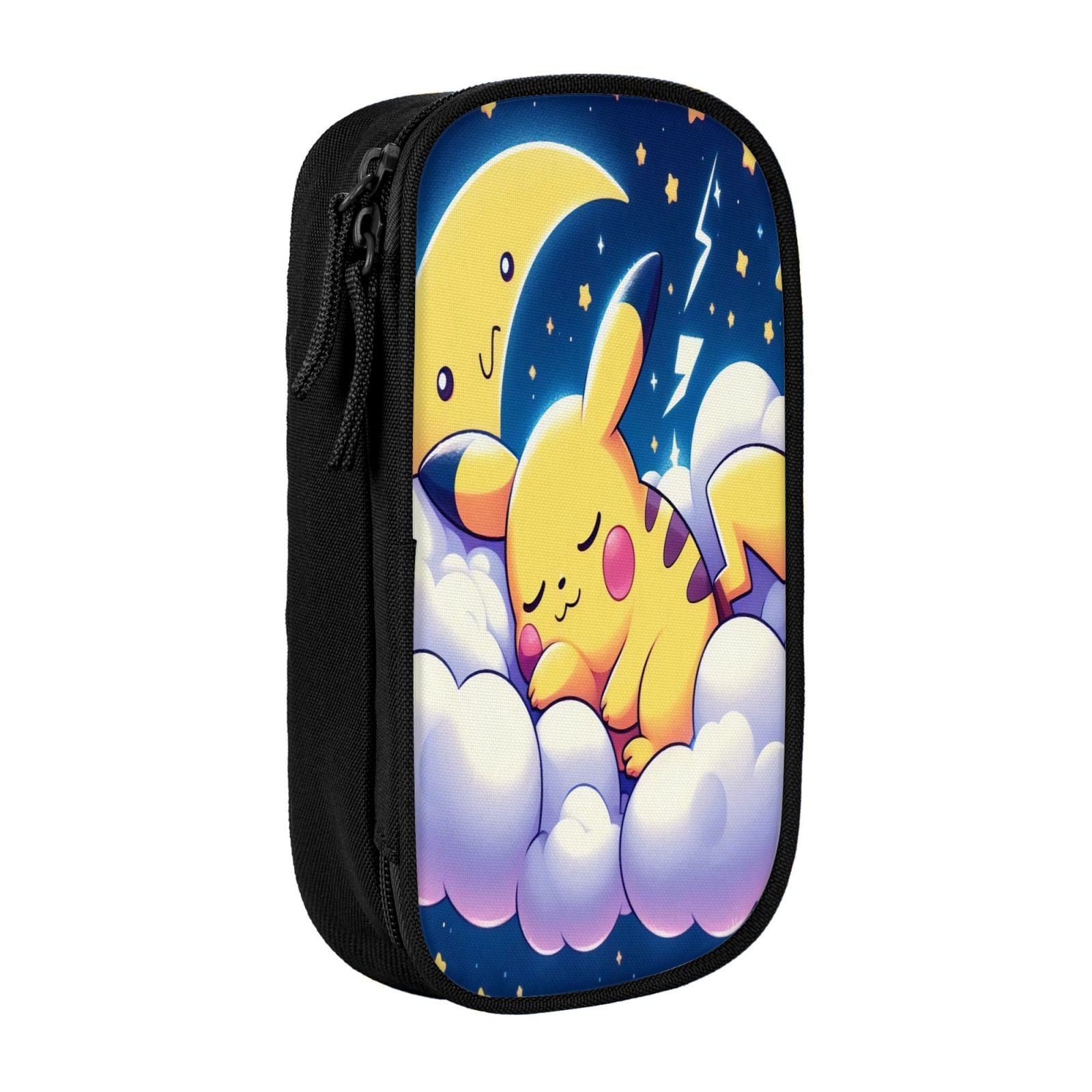 Pokemon Dreamy Pikachu Sleeping On Cloud Crescent Moon Starry Sky ...
