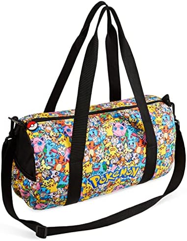 Pokemon Duffel Bag for Kids, Gym Bag Overnight Pikachu Sports Kit ...
