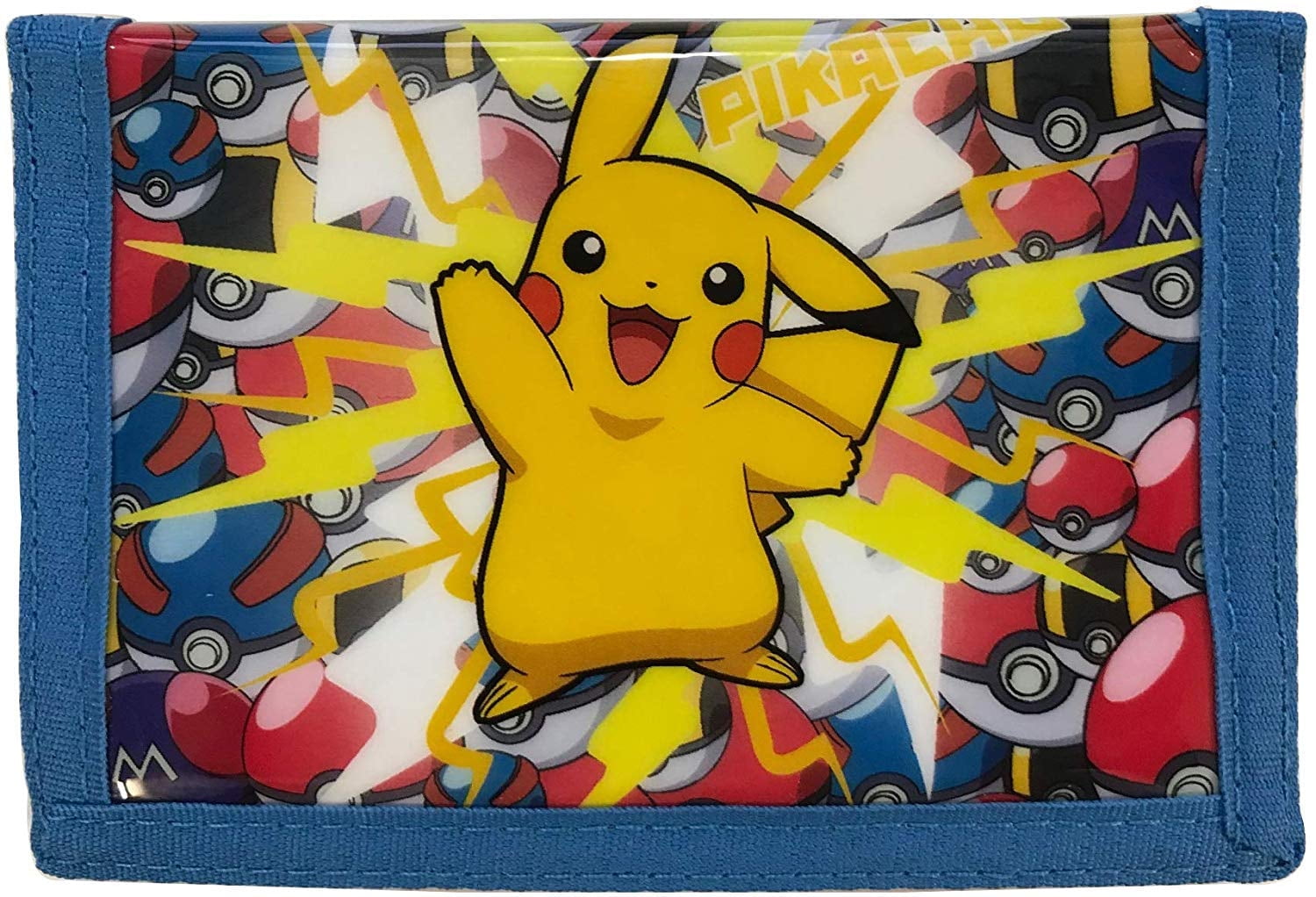 Pokemon Pikachu Tri-Fold Wallet for Kids & Adults - Coins and Cards ...