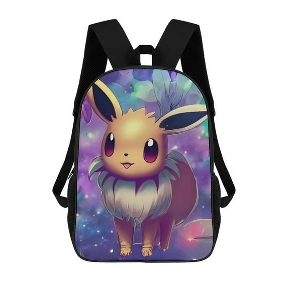 Pokemon_Ee_vee 3D Print 17inch Laptop Backpack Personalized Backpack ...