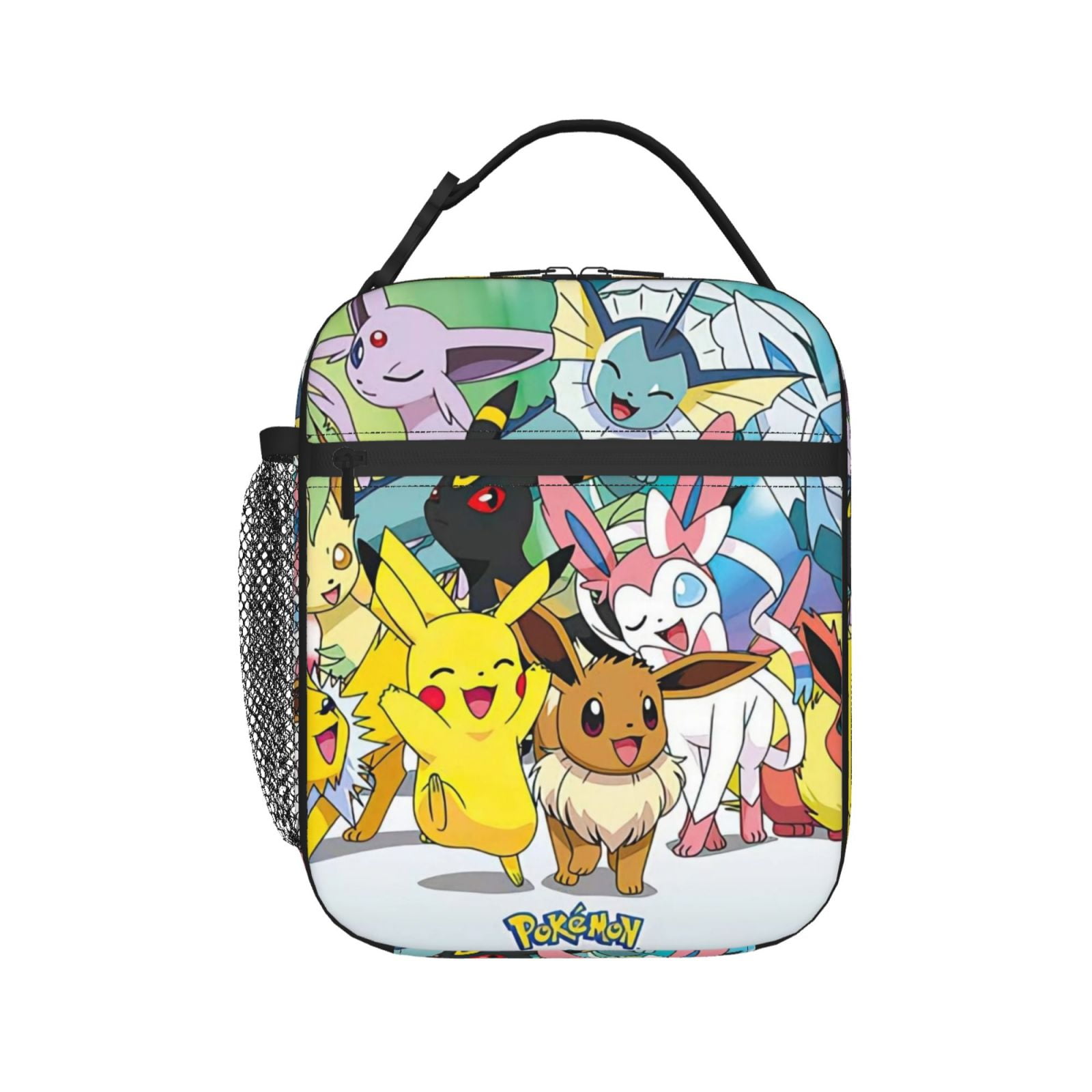 Pokemon Eeve Charmander Squirtle Bulbasaur Lunch Box for Women & Men ...