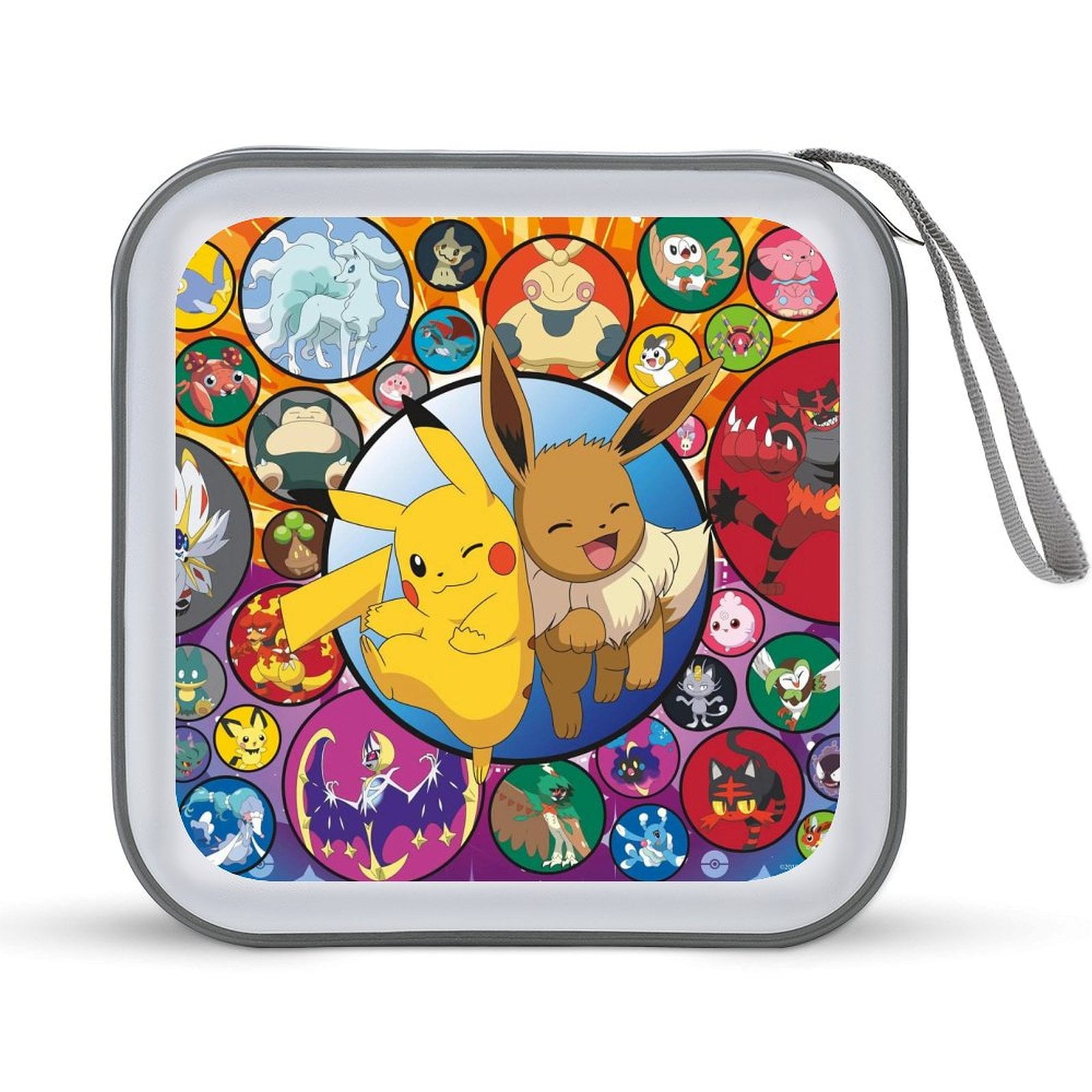Pokemon&Eevee Alola Region CD Case, 40 Capacity VCD/DVD Case Holders ...