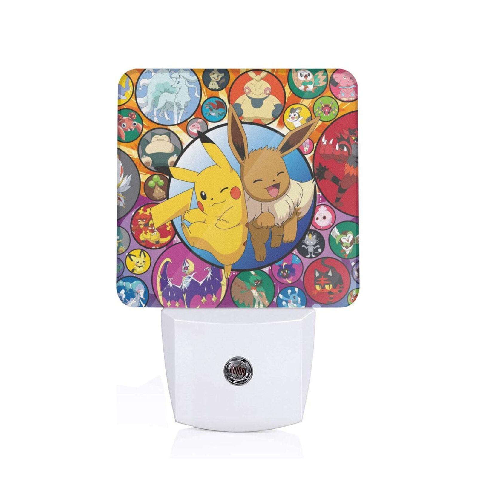 Pokemon&Eevee Alola Region LED Night Light with Dusk to Dawn Sensor for ...