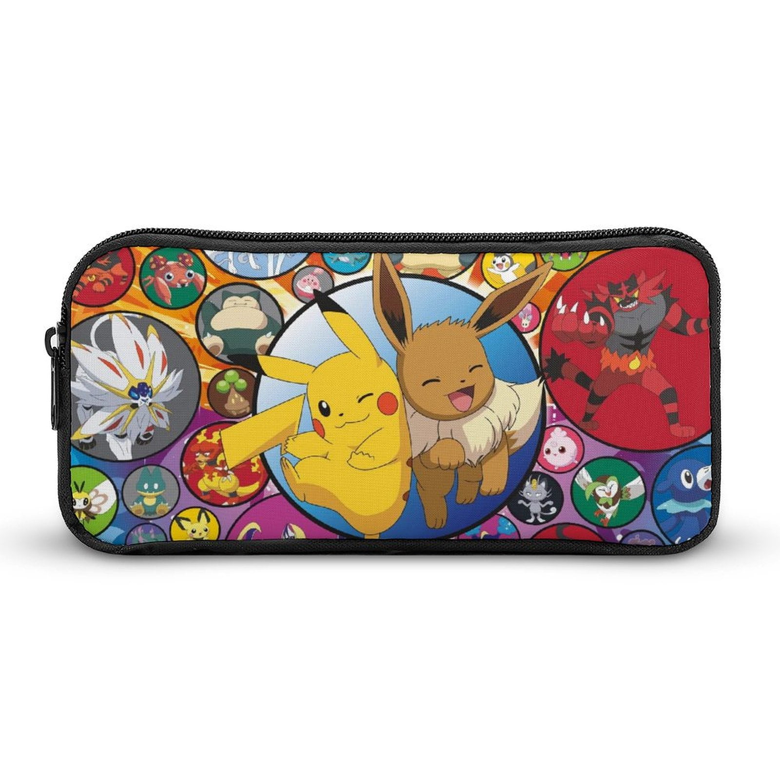 Pokemon&Eevee Alola Region Large Capacity Pencil Cases Stationery Bag ...