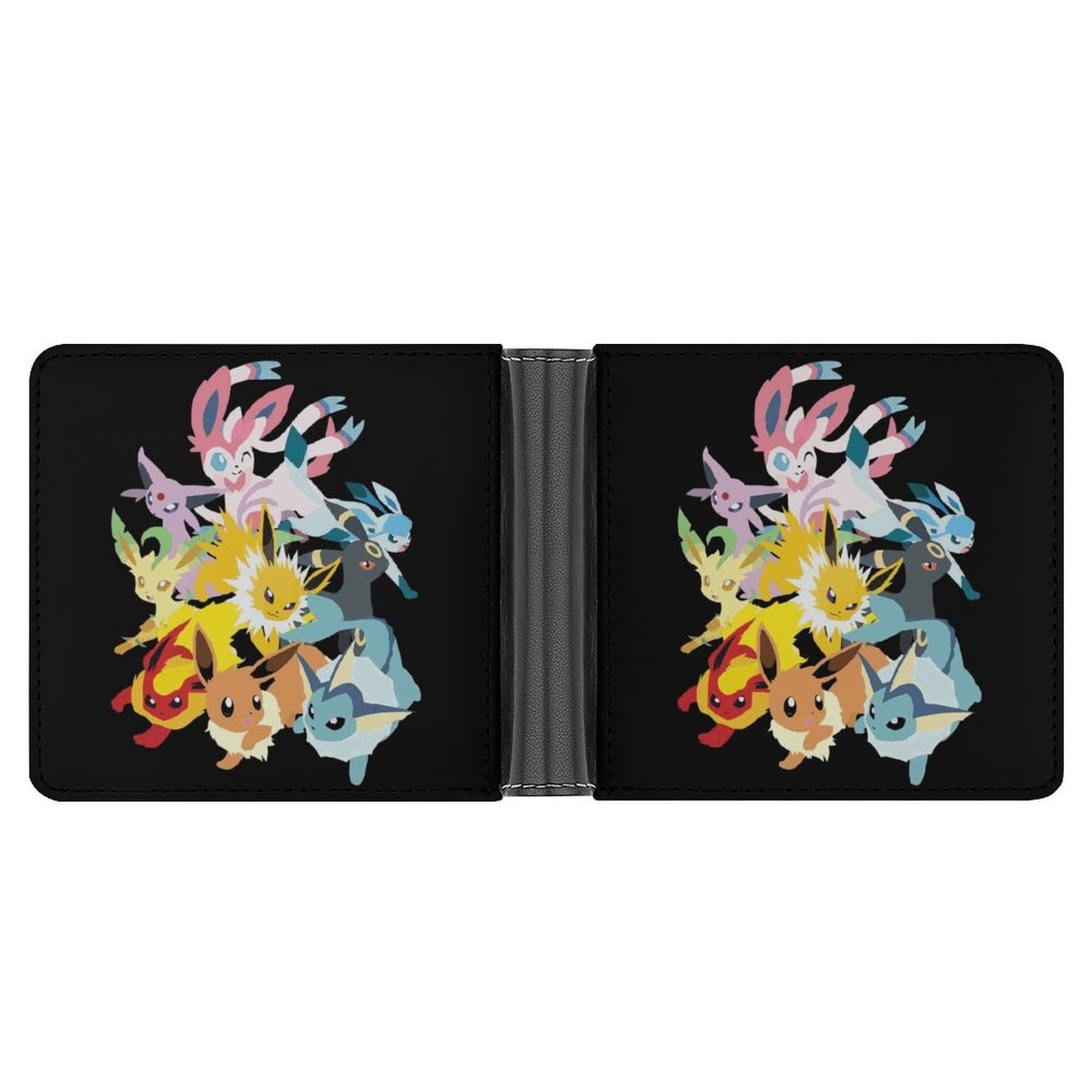 Pokemon Eevee Bifold Wallet Mens Wallets Leather Wallet Security Wallet ...