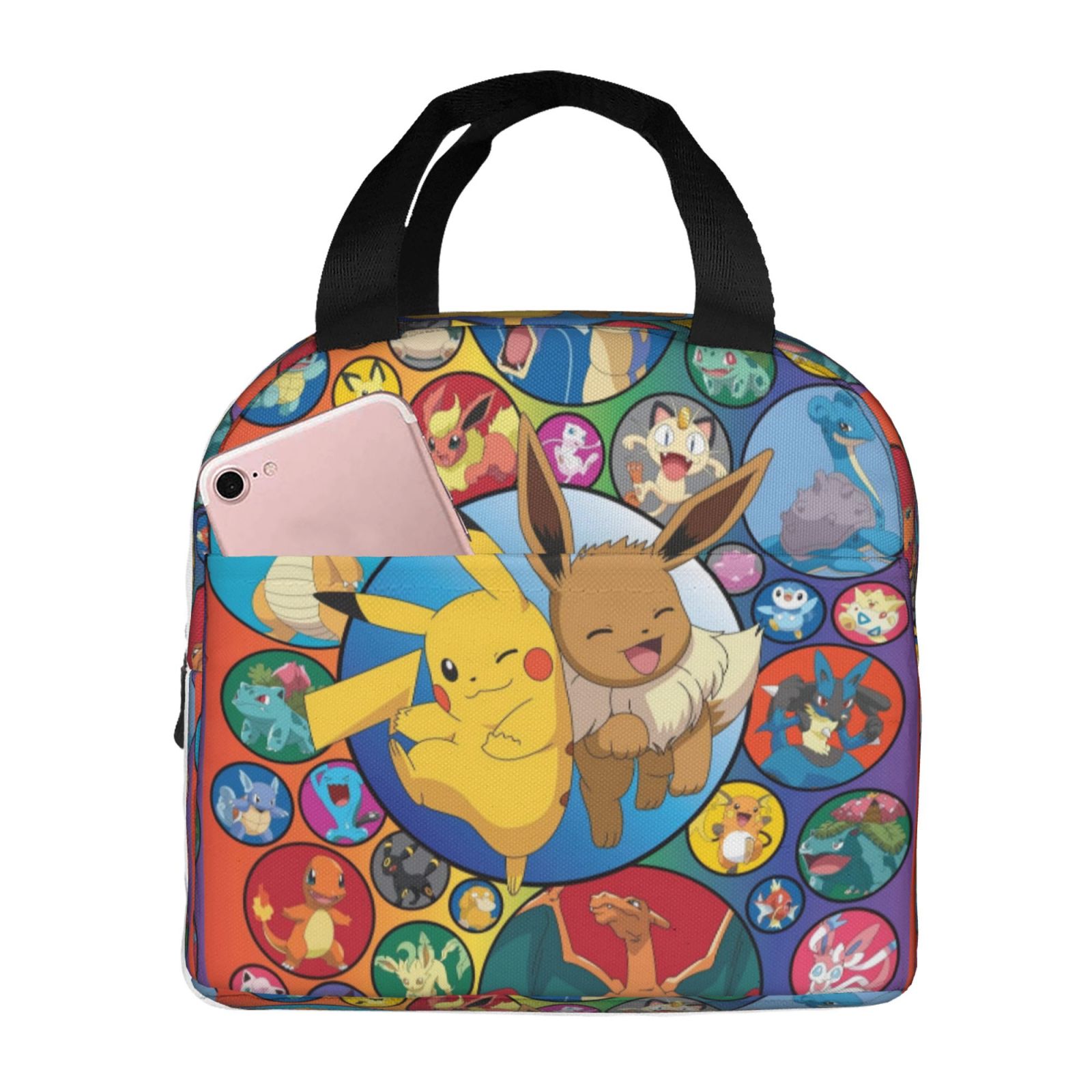 Pokemon Eevee Bubbles Lunch Bag for Women,Insulated Lunch Bag For Women ...