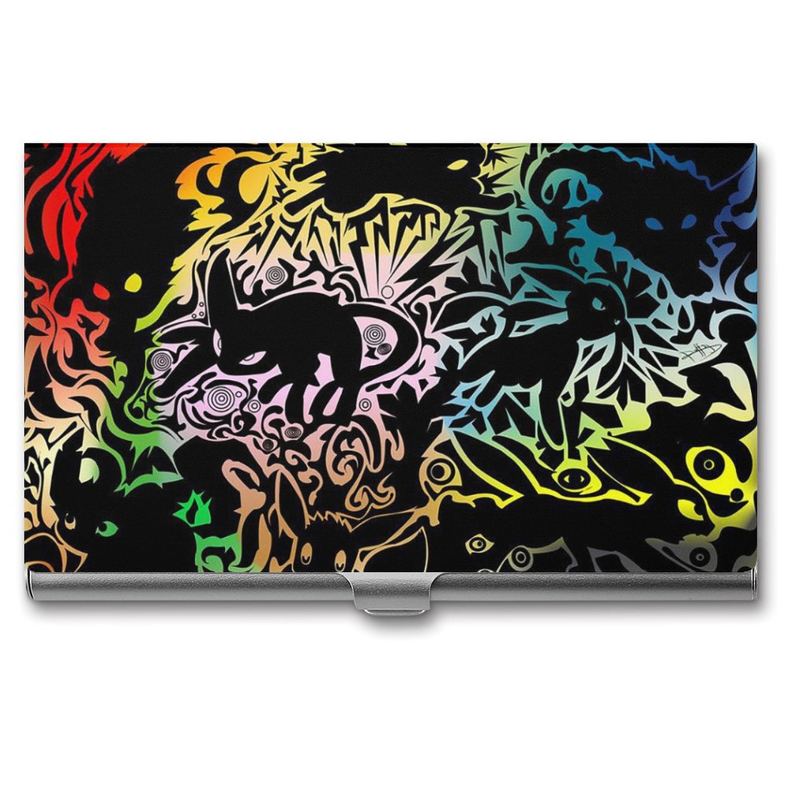 Pokemon Eevee Business Card Holder Men's and Women's Business Card Case ...