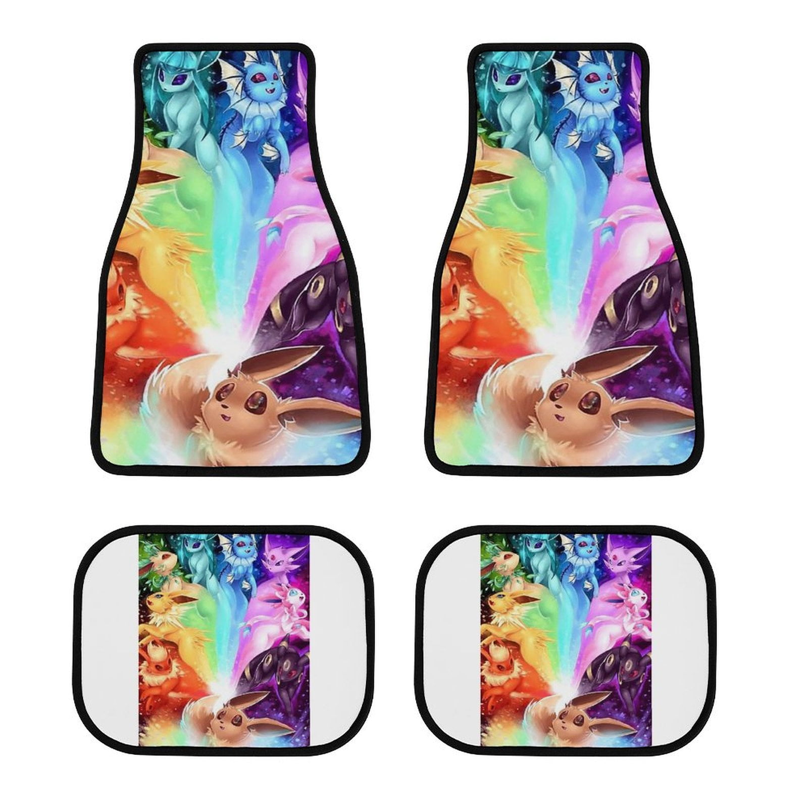 Pokemon Eevee Car Floor Mats 4 Piece Set Auto Floor Carpet Decoration ...