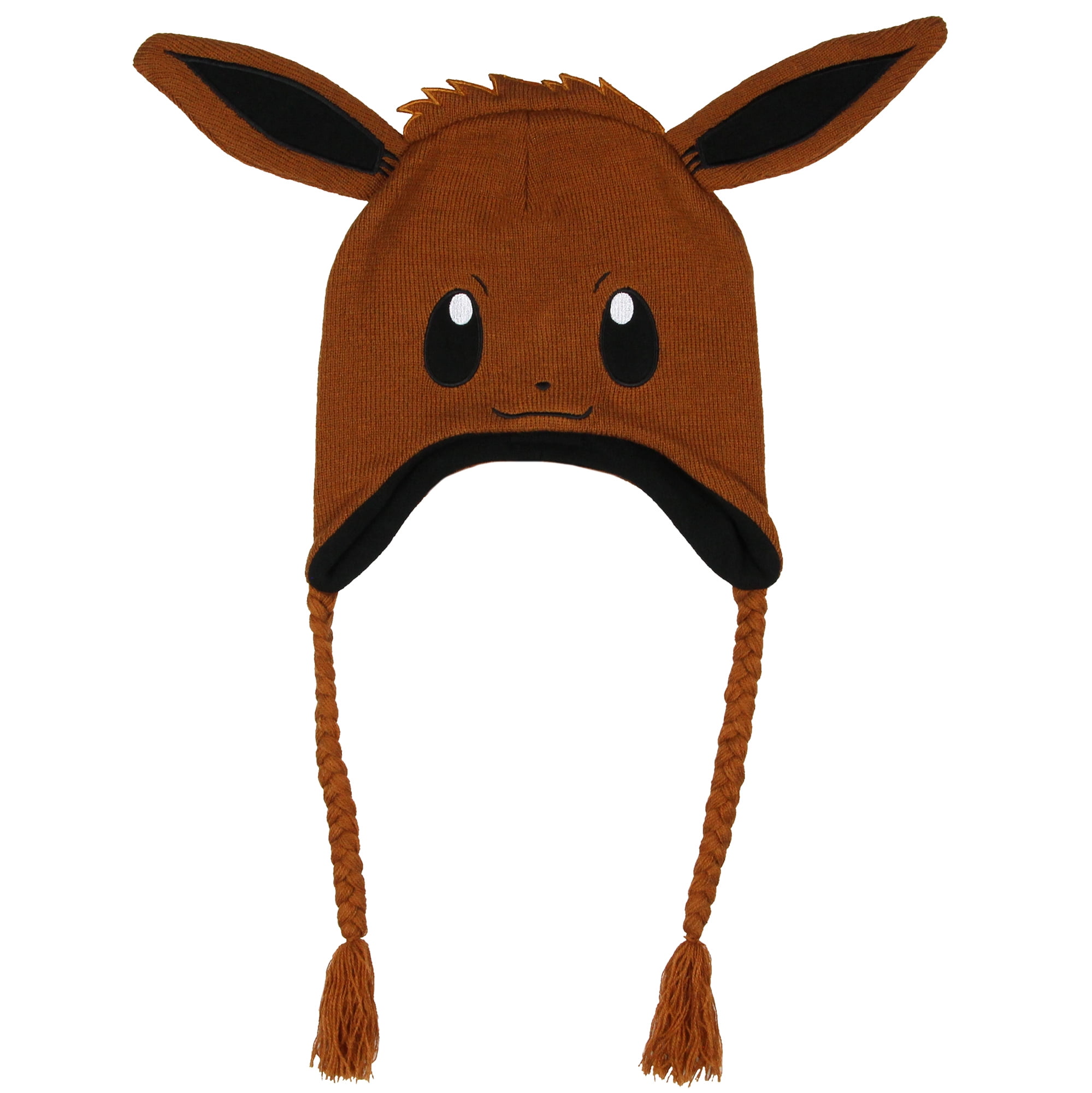 Pokemon Eevee Cosplay Fleece Lined Laplander Beanie Cap Hat For Men ...