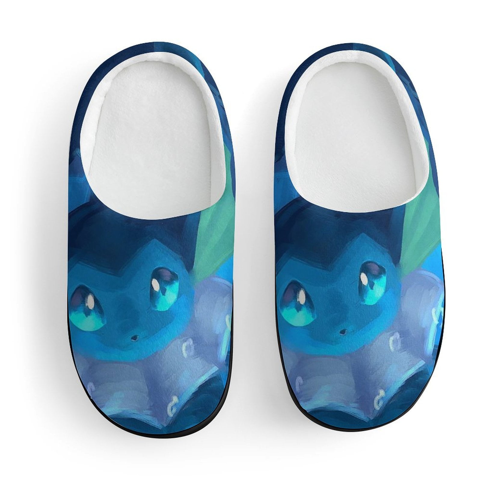 Pokemon_Eevee Cotton Slippers Unisex Slip-On Plush Slippers Non-Slip ...