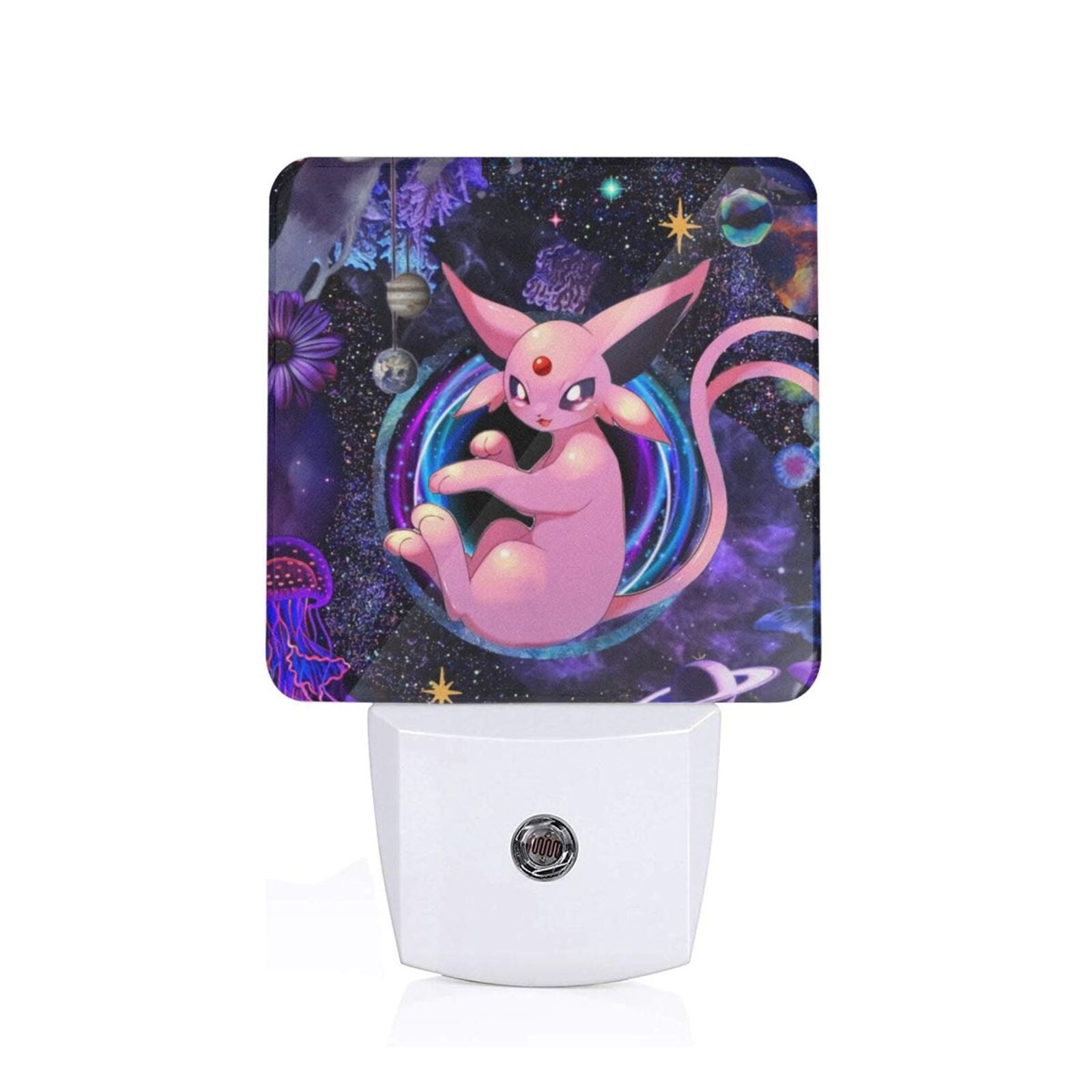 Pokemon-Eevee Galaxy Purple Blue Stars LED Night Light with Dusk to ...