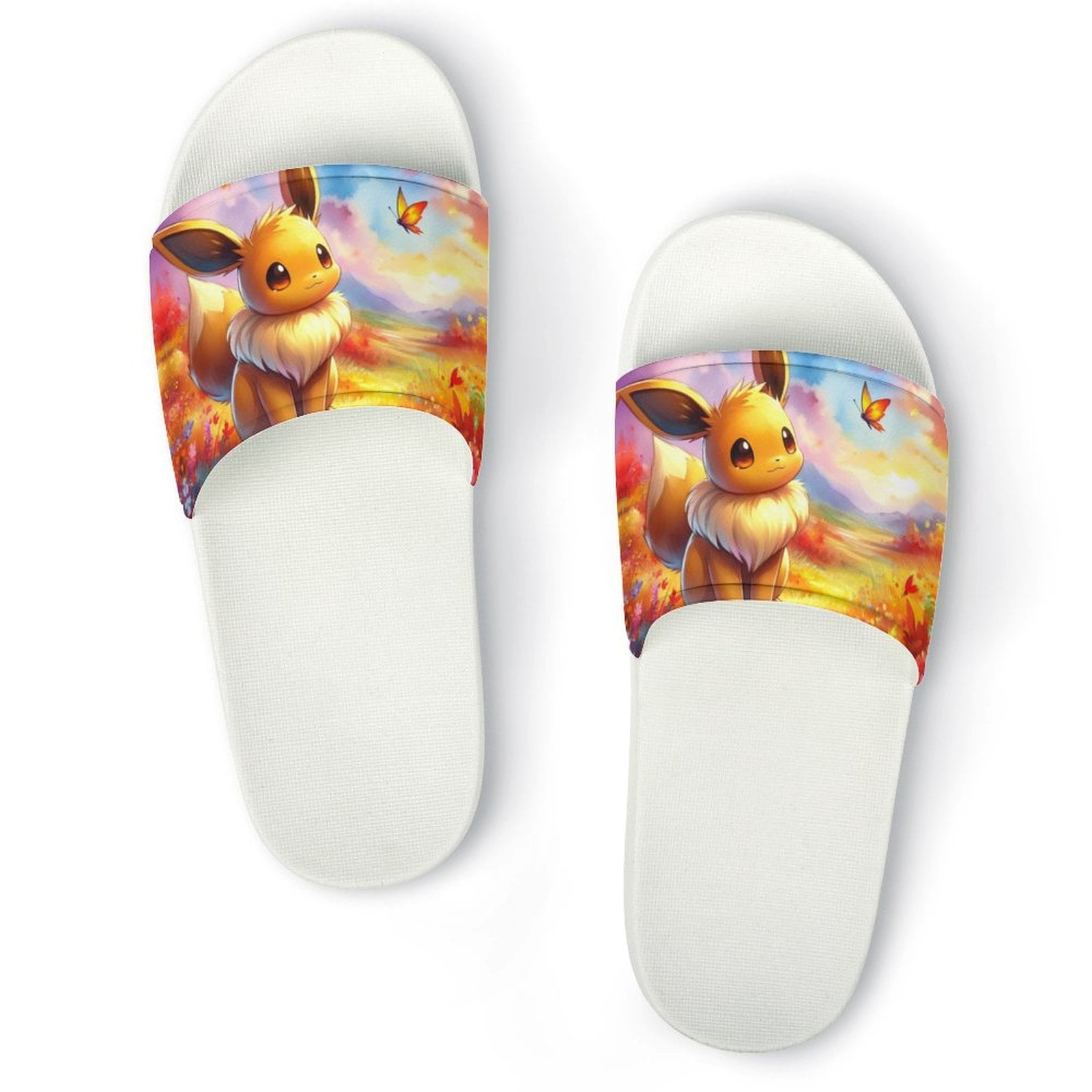 Pokemon Eevee House Slides Non Slip Quick Drying Shower Sandals ...