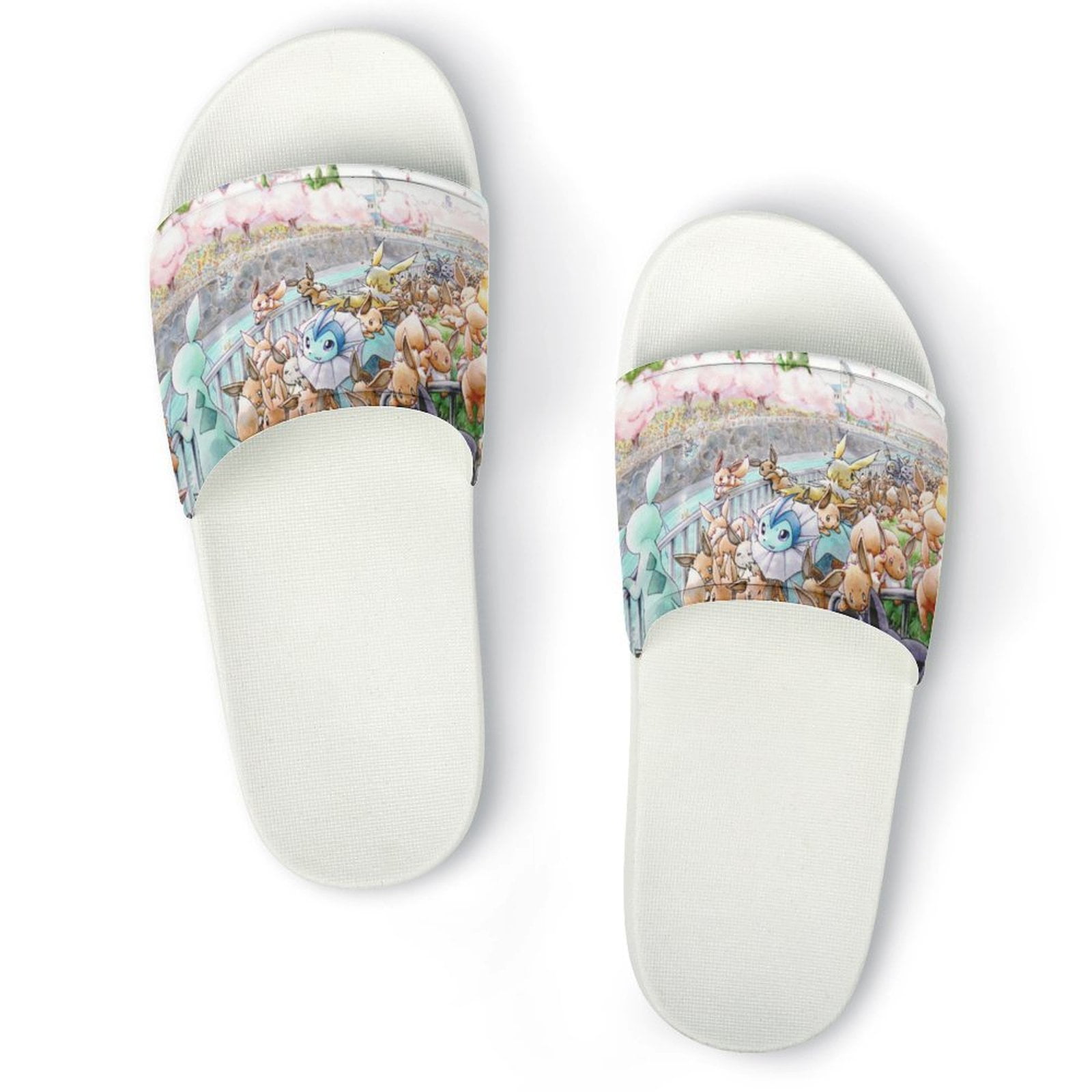 Pokemon Eevee House Slides Non Slip Quick Drying Shower Sandals ...