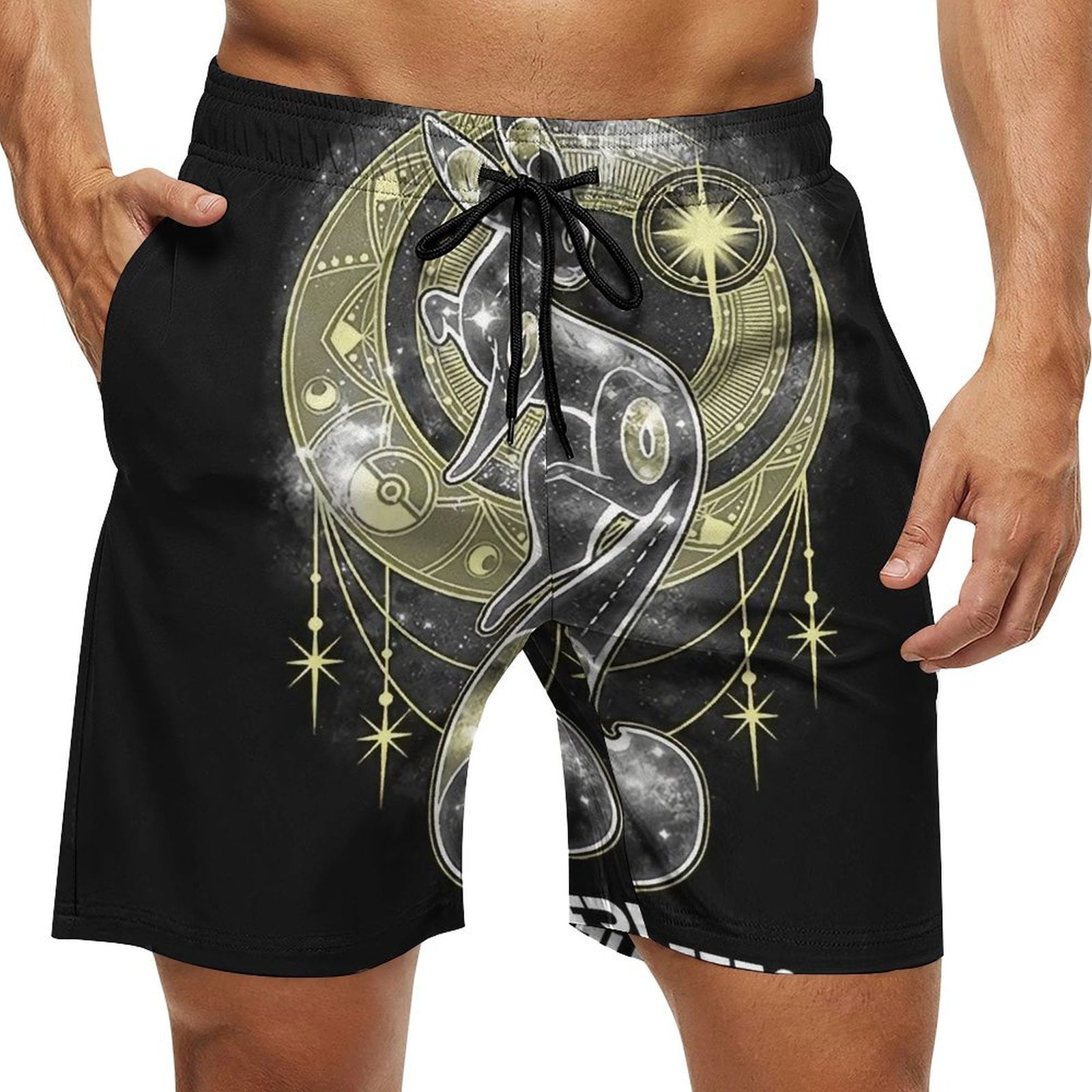 Pokemon Eevee Mens Swimming Trunks Swim Trunks Quick Dry Swim Shorts ...