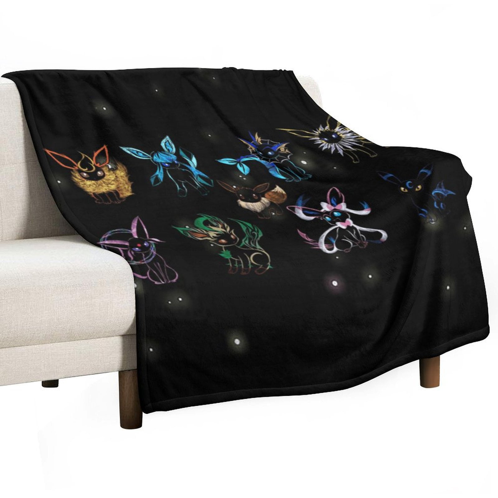 Pokemon_Eevee Plush Throw Blanket - Measures 30"x40" - Kids Super Soft ...