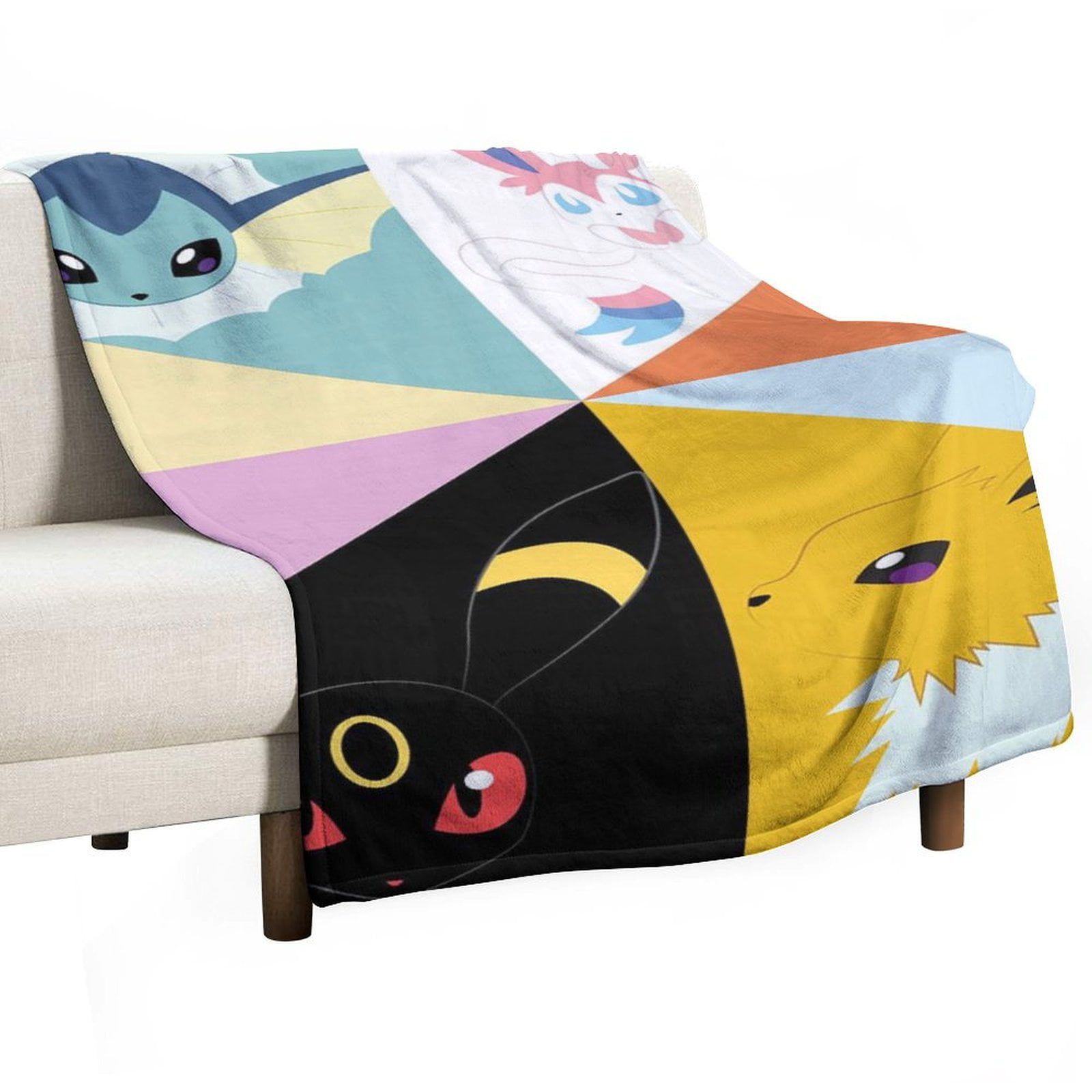 Pokemon_Eevee Plush Throw Blanket - Measures 30"x50" - Kids Super Soft ...