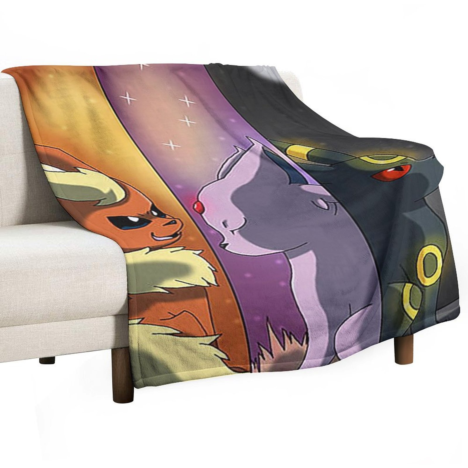 Pokemon_Eevee Plush Throw Blanket - Measures 50"x70" - Kids Super Soft ...