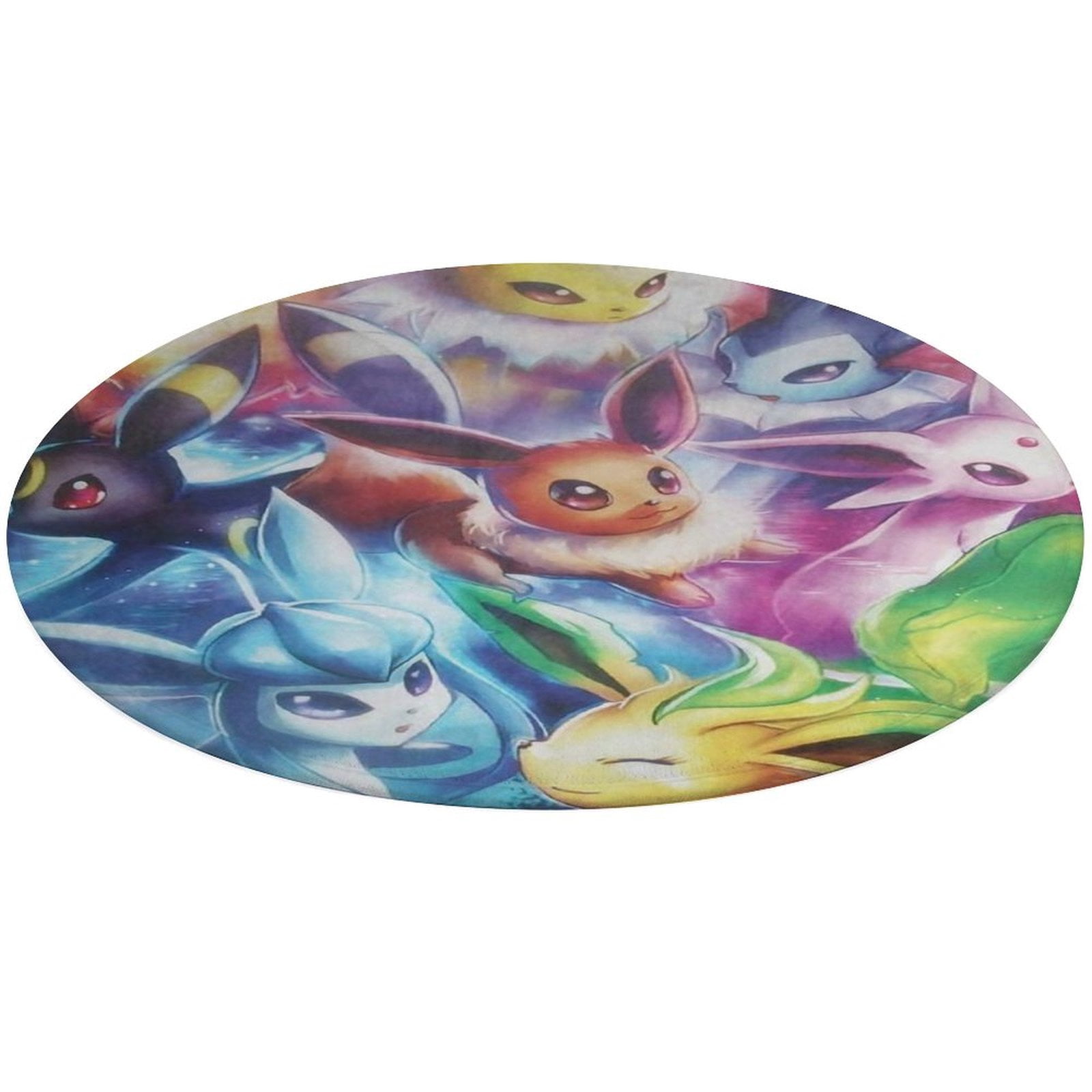 Pokemon Eevee Round Area Rug Circle Carpet Blanket Rug Floor Mats ...