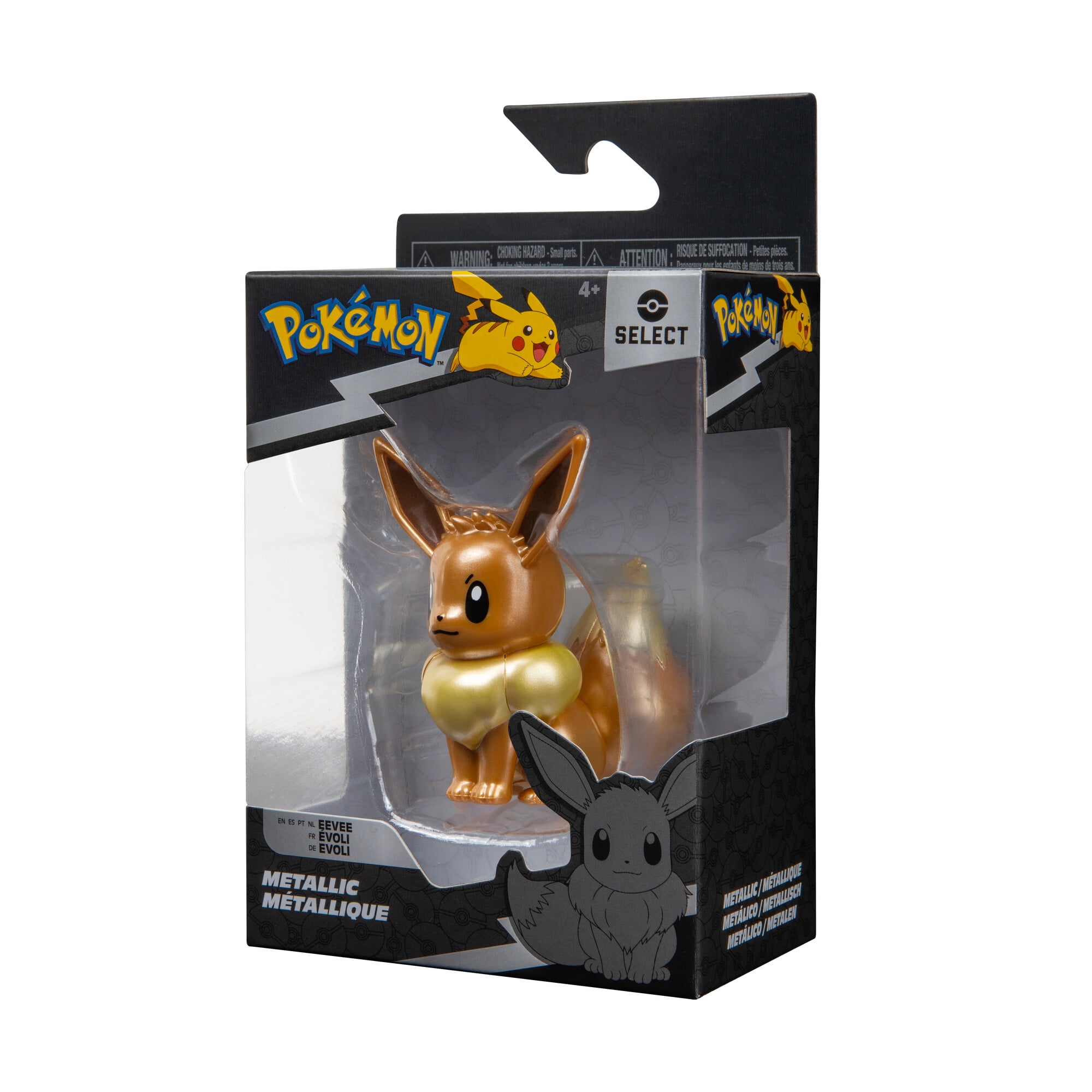 Pokemon Eevee Select Metallic Battle Action Figure Brown, 0.3 lb ...