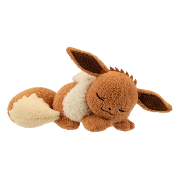 Pokemon Eevee Sleeping Plush - 5 inch Premium Sleeping Plush - Walmart.com