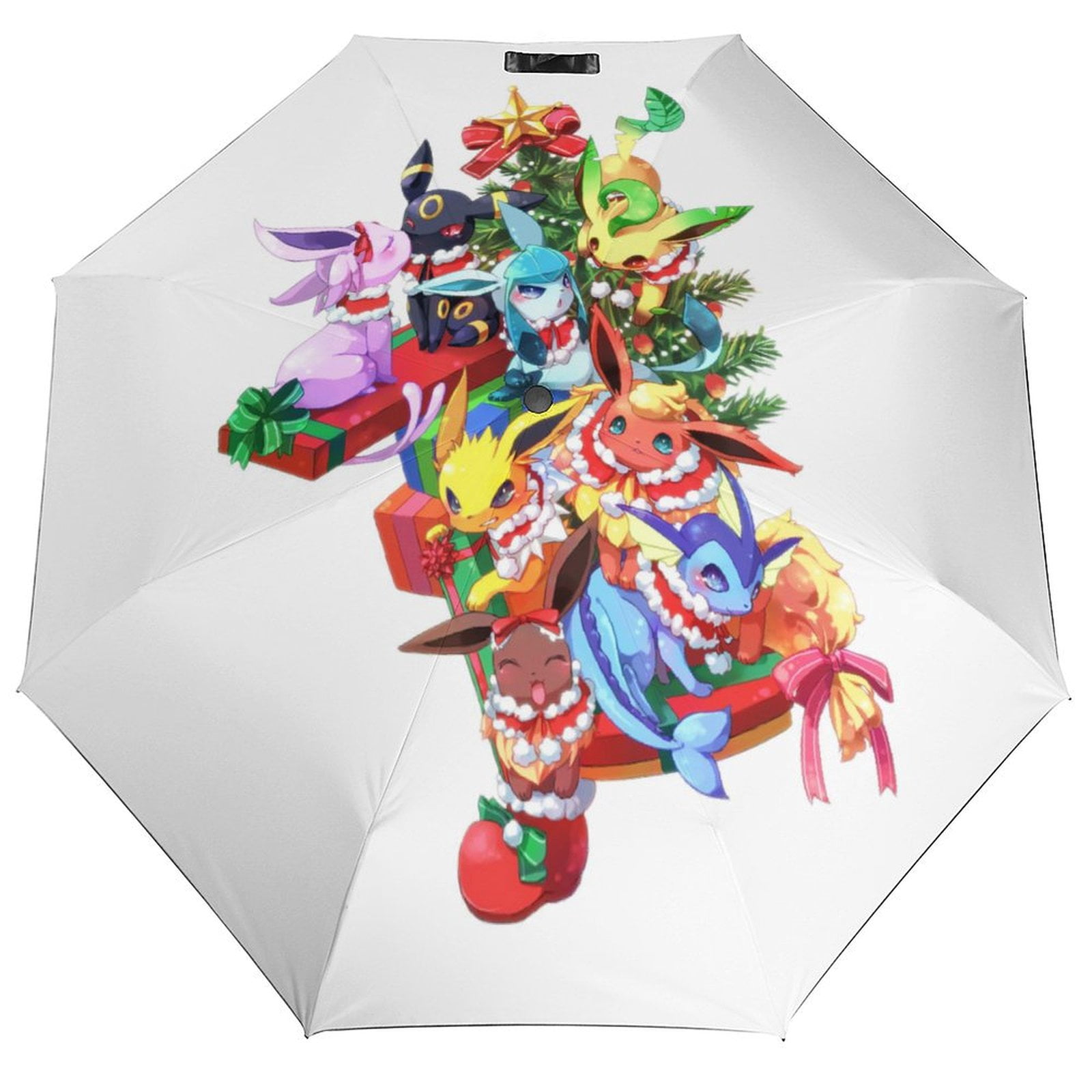 Pokemon Eevee Sun umbrella Automatic Open/Close Sun Rain Travel ...