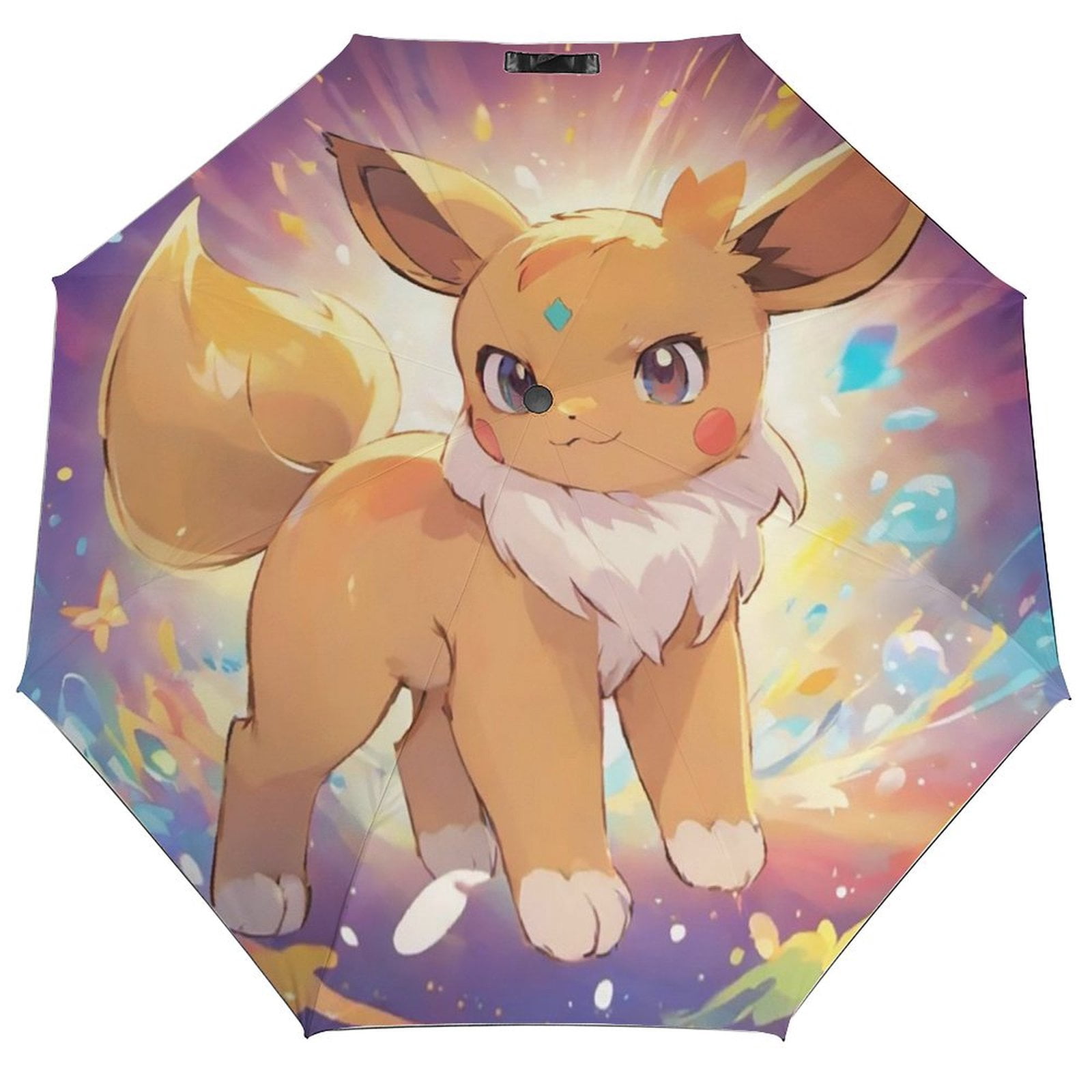 Pokemon Eevee Sun umbrella Automatic Open/Close Sun Rain Travel ...