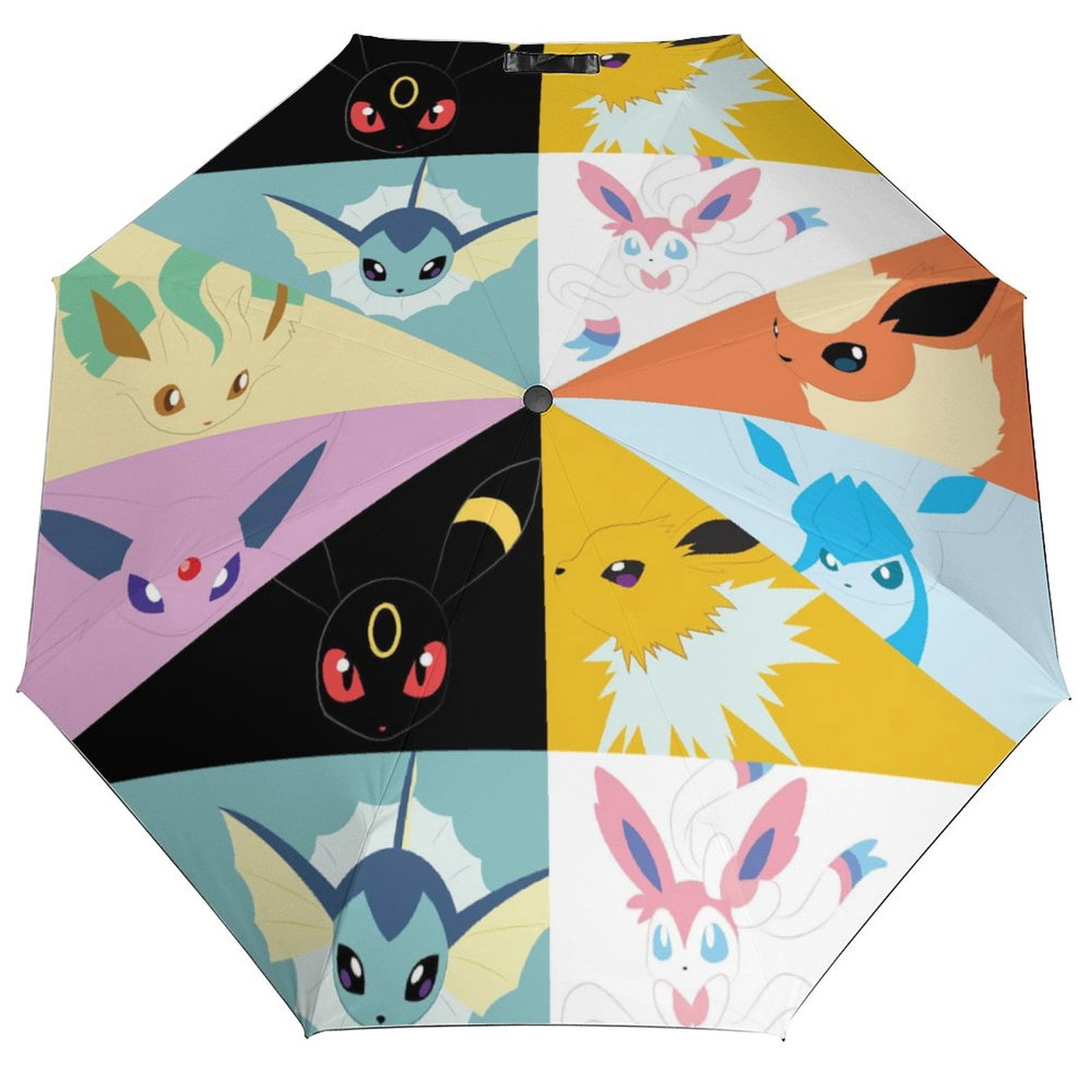 Pokemon Eevee Sun umbrella Automatic Open/Close Sun Rain Travel ...