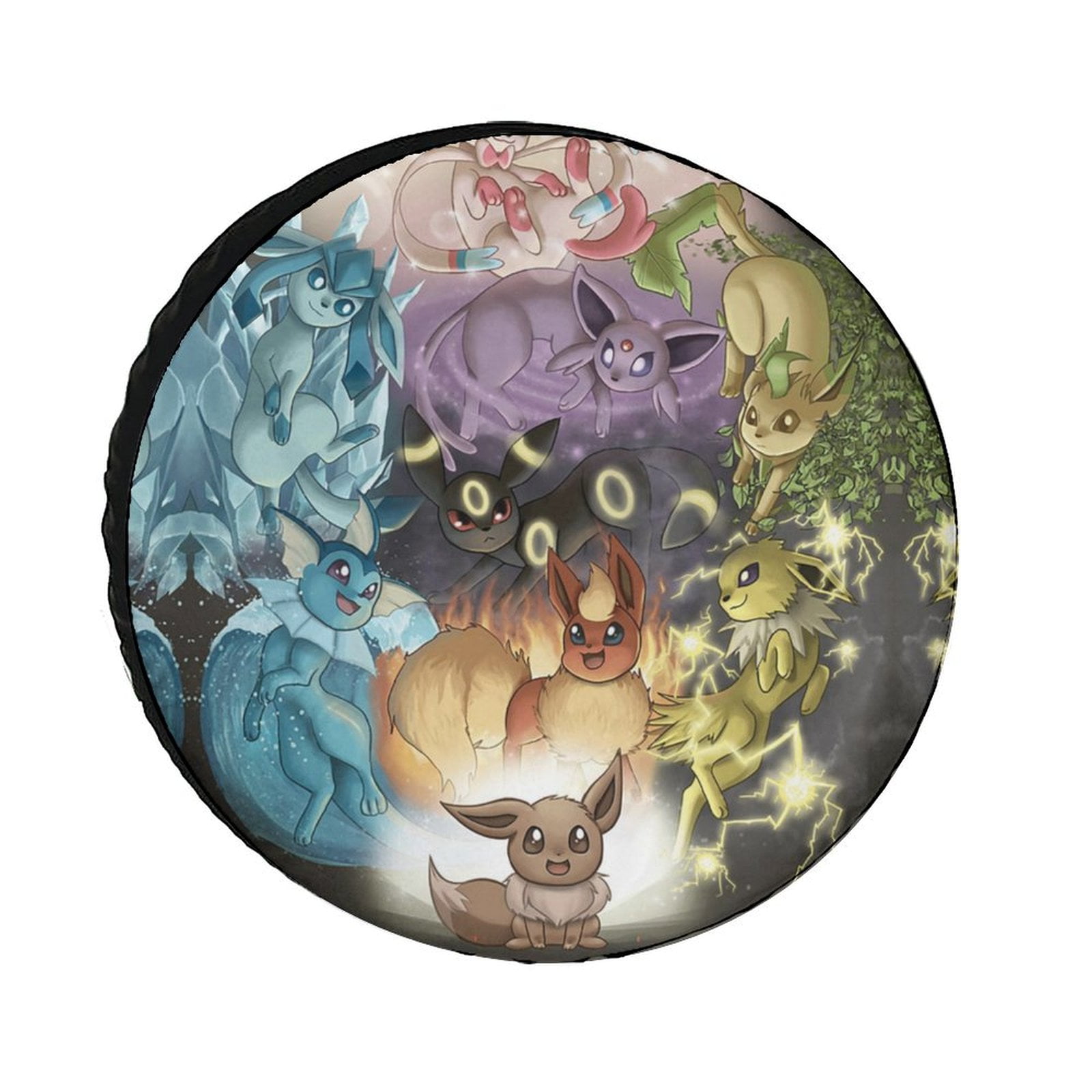 Pokemon Eevee Tire Cover Spare Tire Bag Spare tire Cover Waterproof ...