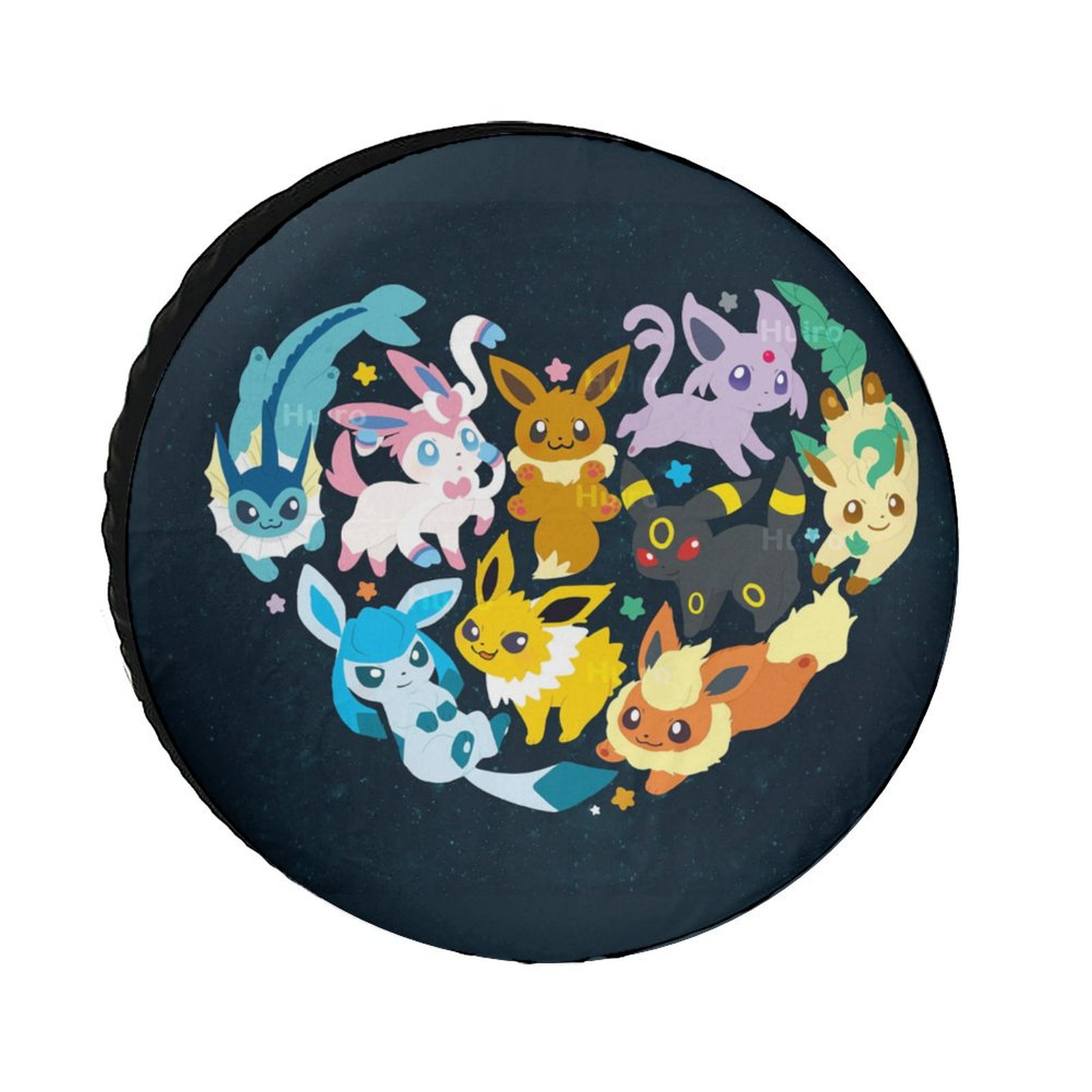 Pokemon Eevee Tire Cover Spare Tire Bag Spare tire Cover Waterproof ...